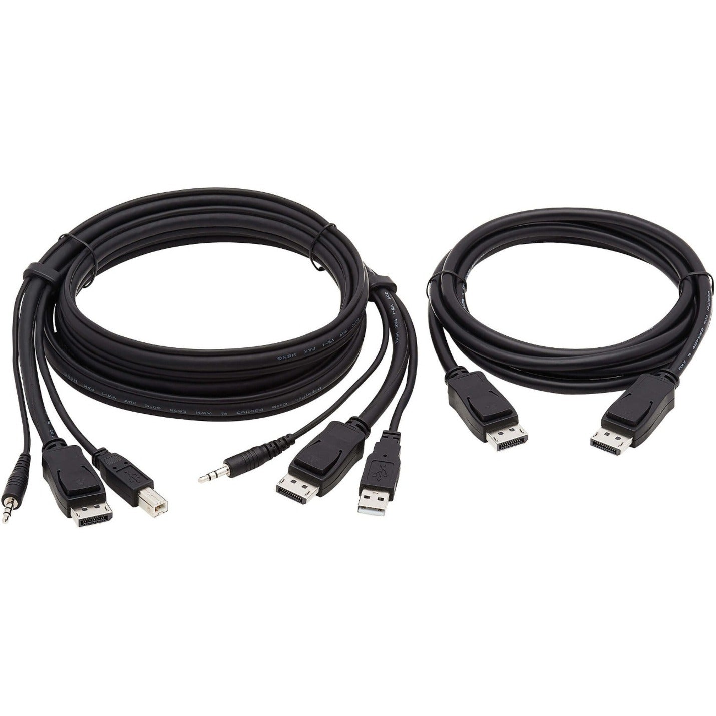 Tripp Lite P783-006-DP Dual DisplayPort KVM Cable Kit, 4K 3840x2160 Re ...