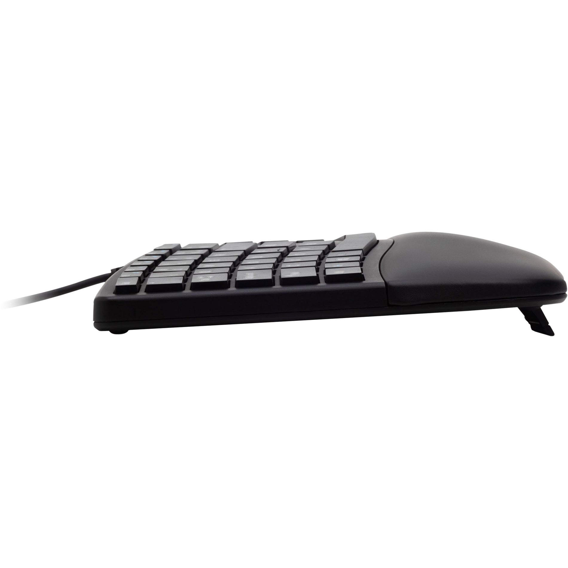 Kensington K75400US Pro Fit Ergo Wired Keyboard, Spill Proof, Ergonomi ...