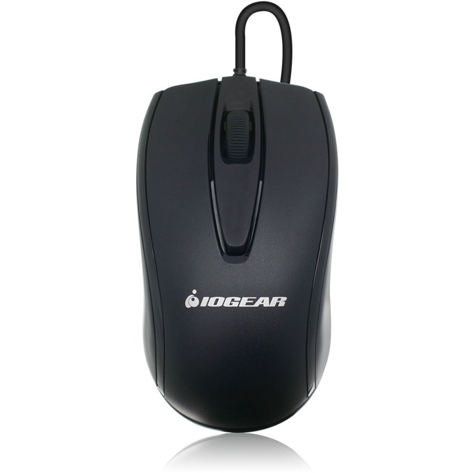 IOGEAR GME423 3-Button Optical USB Wired Mouse, 1000 dpi, Scroll Wheel ...