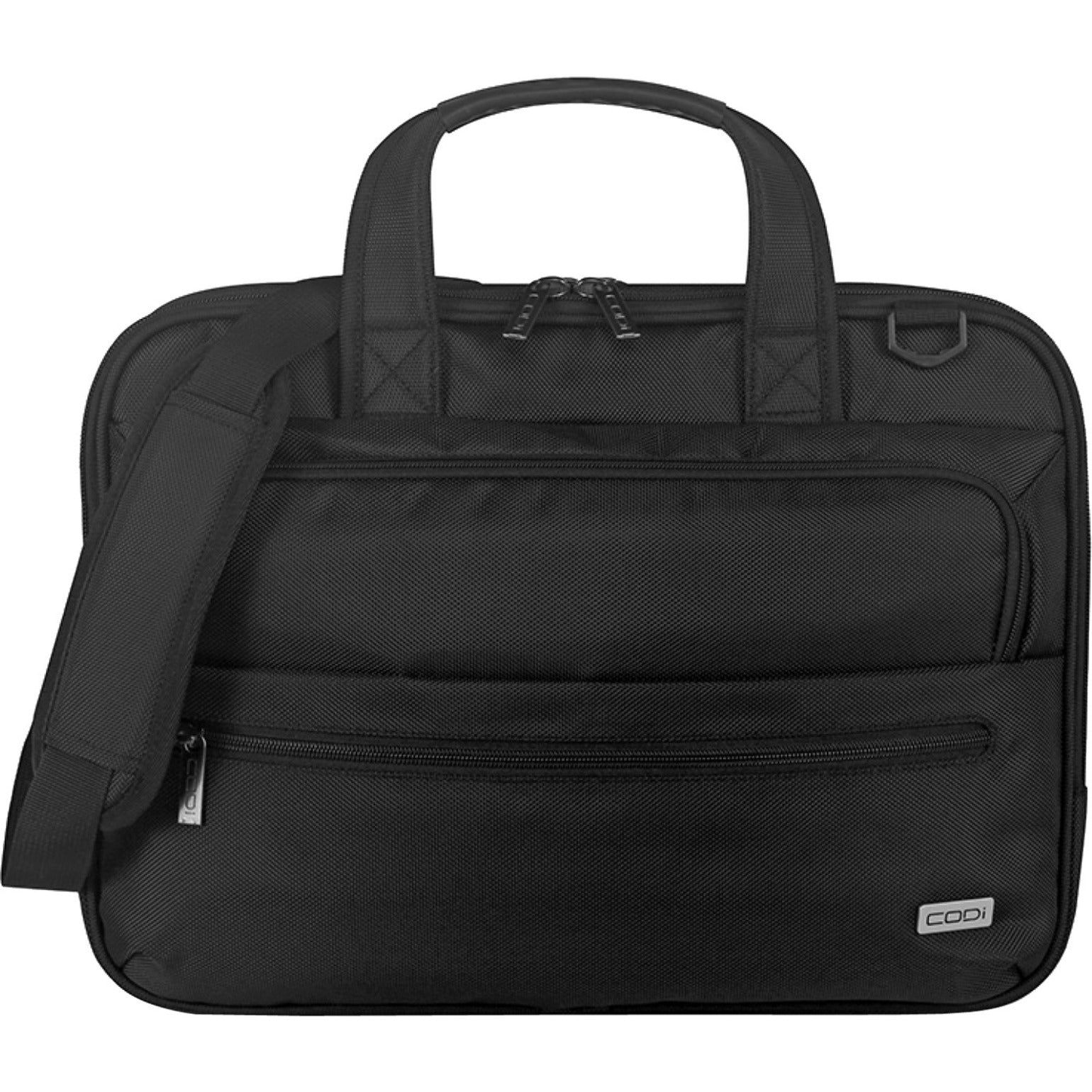 CODi FOR300-4 Fortis 15.6" Briefcase, Top Loading, Shoulder Strap, Bla ...