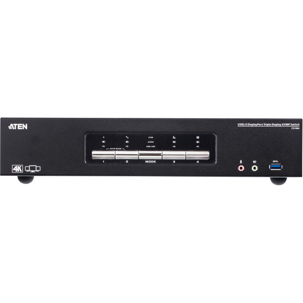 ATEN CS22U 2-Port USB KVM Switch, QXGA, 2048 x 1536 Resolution, 2 Year ...