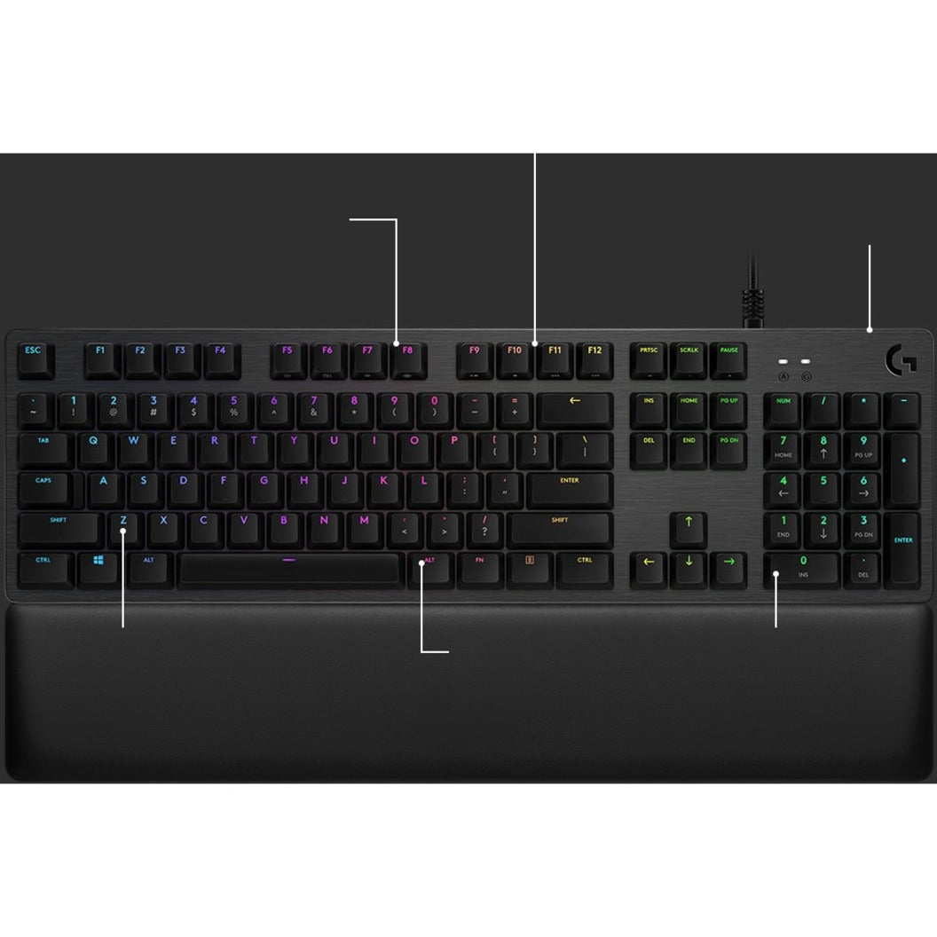 Logitech 920-009322 G513 Lightsync RGB Mechanical Gaming Keyboard, Tac ...