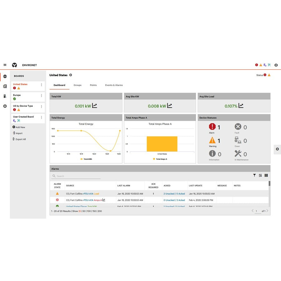 VERTIV ENVA-DEV-1000 Environet Alert Data Center Monitoring, Software ...