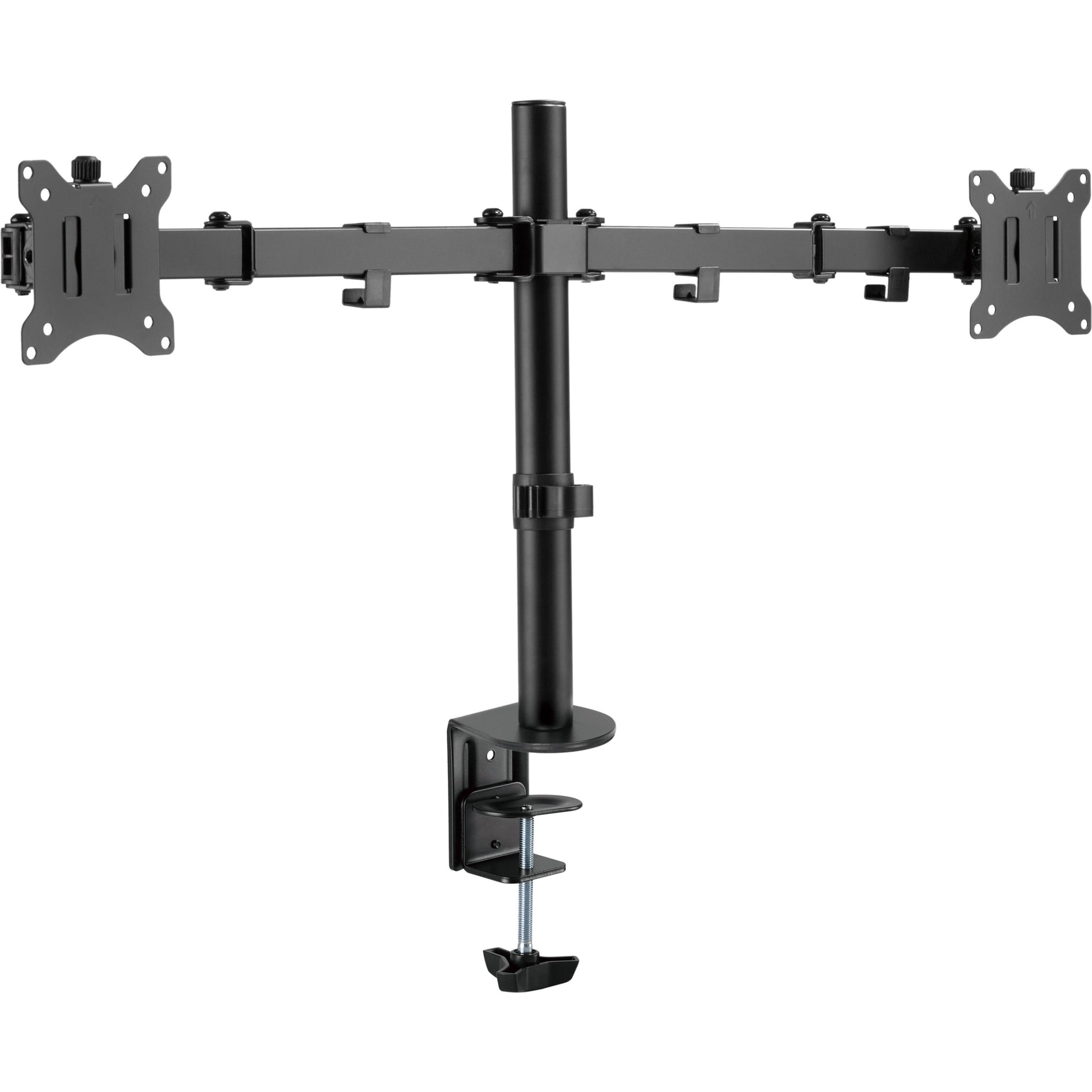 Amer 2EZCLAMP Easy Clamp Dual Monitor Mount, Desk Mount for Flat Panel ...