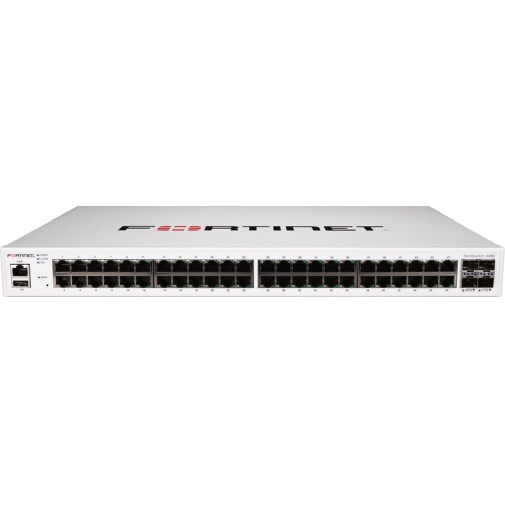 Fortinet FS-448E Ethernet Switch, 48-Port Gigabit Ethernet with 4x 10G ...