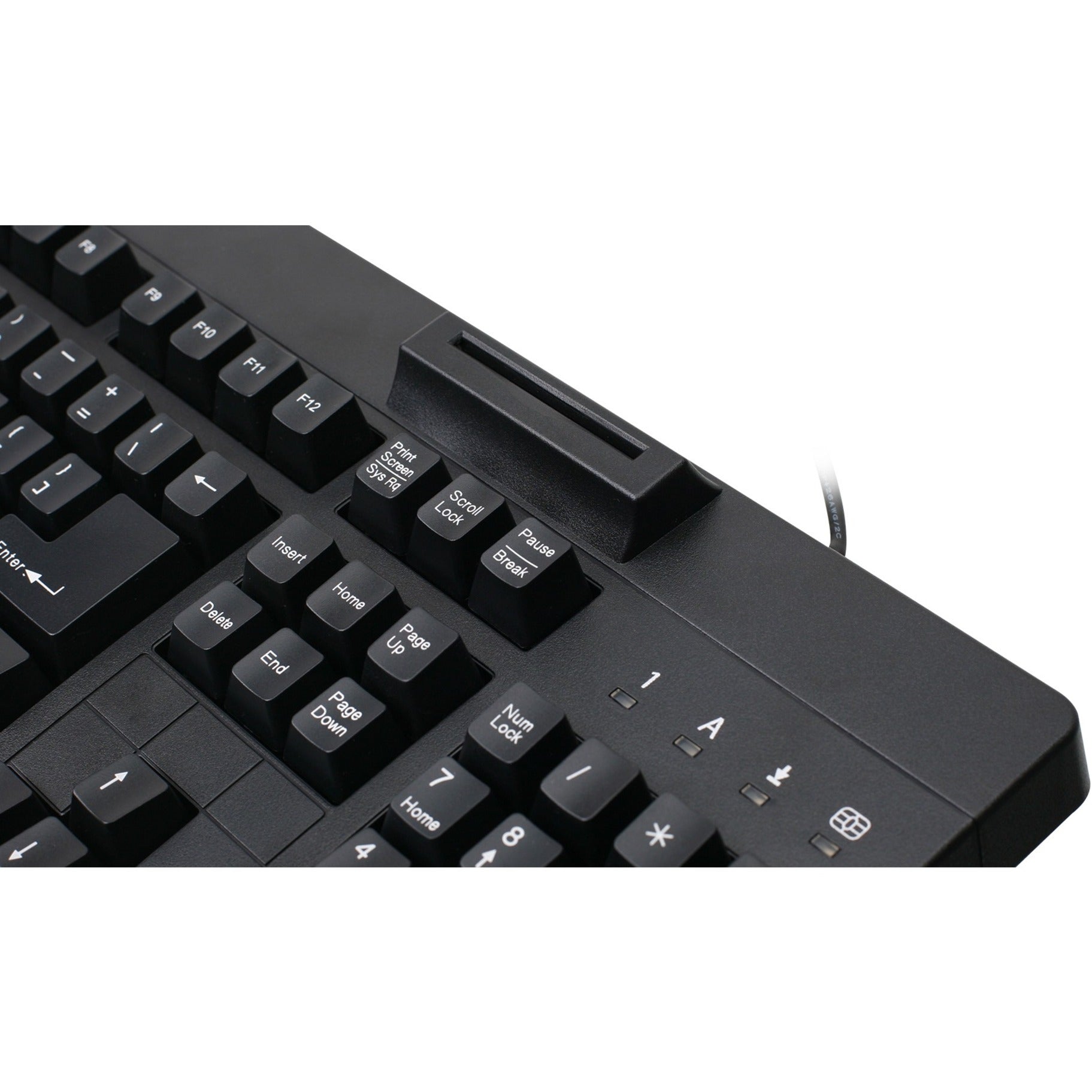 IOGEAR GKBSR202TAA 104-Key Keyboard w/ Built-in Common Access Card Rea ...