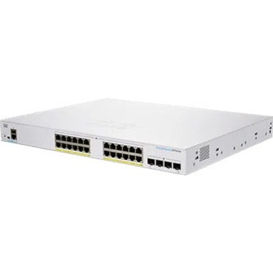 Cisco CBS350-24P-4G-NA 350 Ethernet Switch, 24 Ports, 4 SFP Slots, PoE ...
