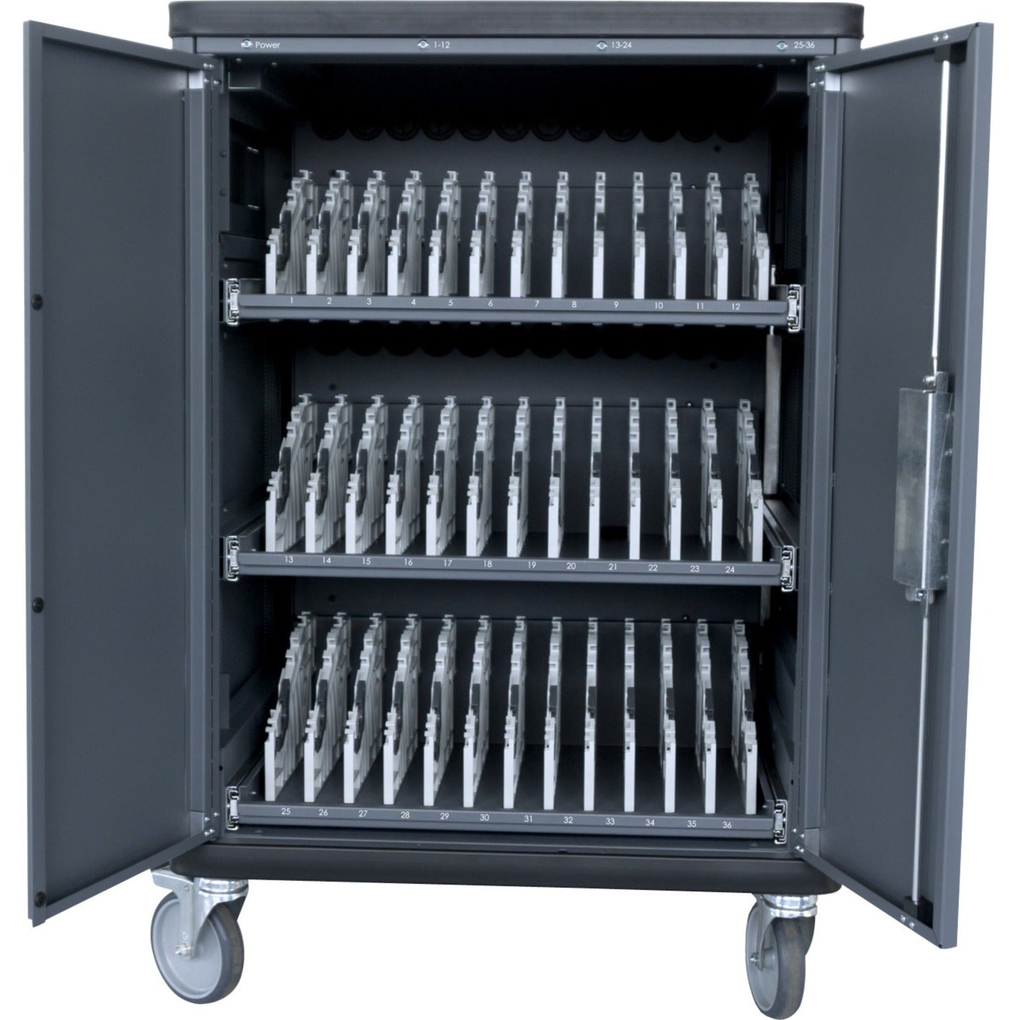 V7 CHGCT36I-1N Charge Cart - 36 Devices with Intelligent Charging - US ...