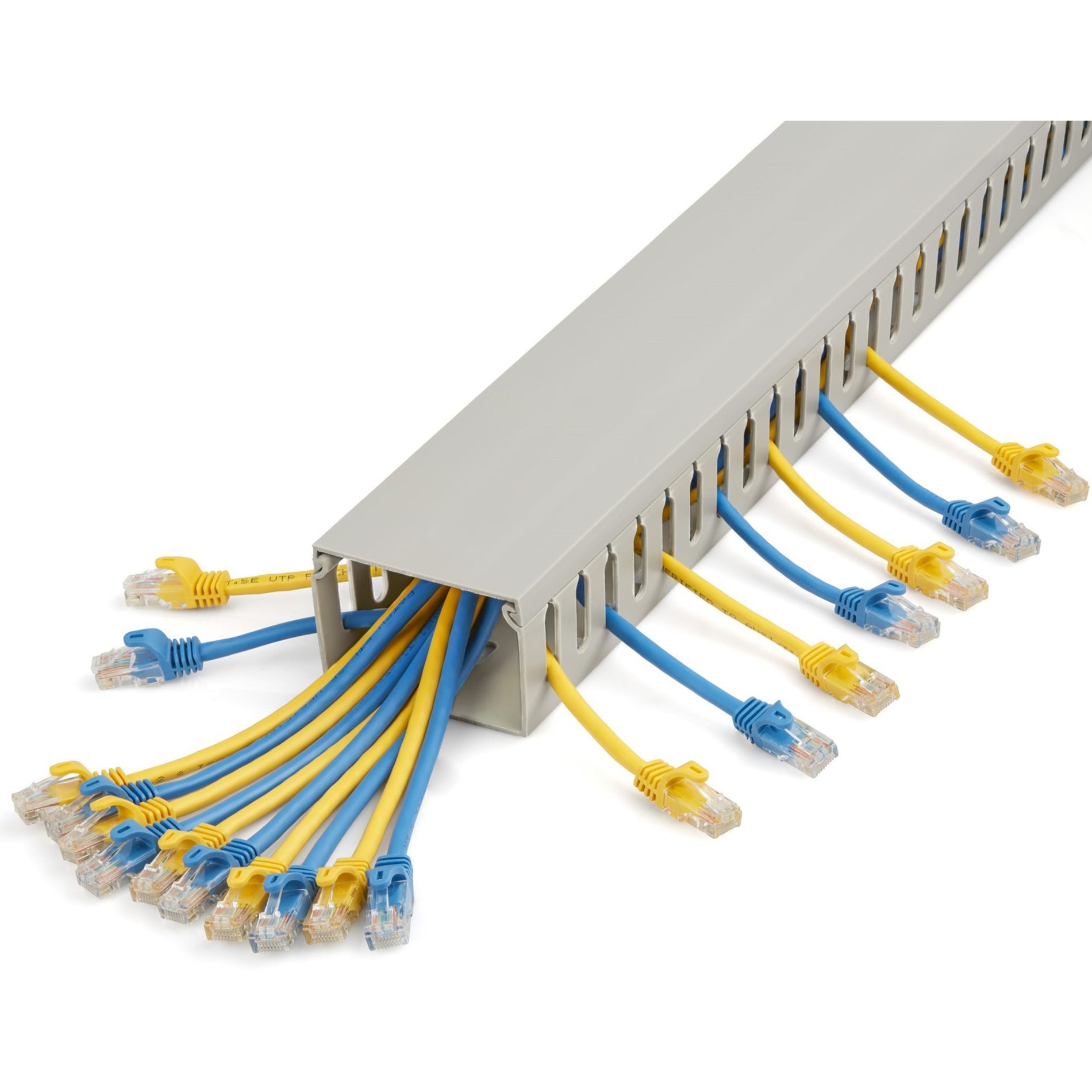 StarTech.com CBMWD7550 Cable Management Raceway, Slotted Wiring Duct ...