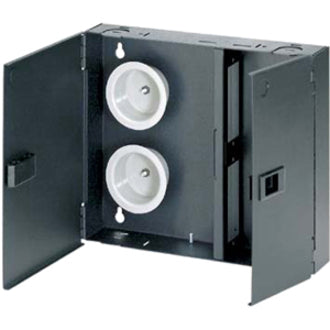 Panduit Opticom FWME2 Wall Mount Rack Cabinet, Compact 12" x 10.2" Des ...