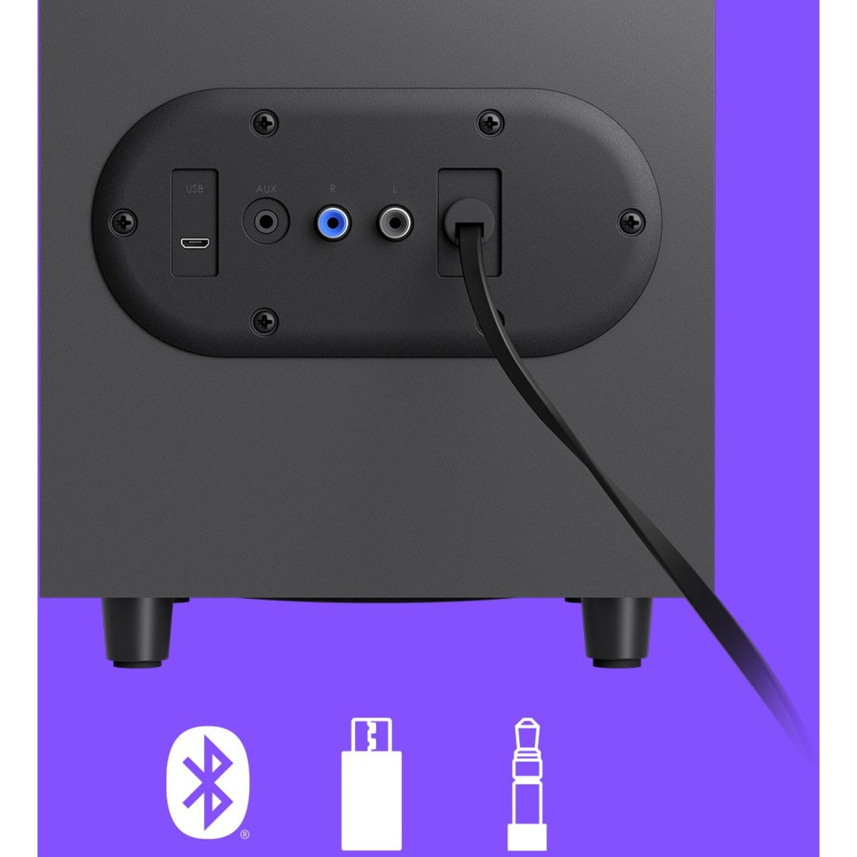 Logitech 980-001347 Z407 Bluetooth Computer Speakers with Subwoofer an ...