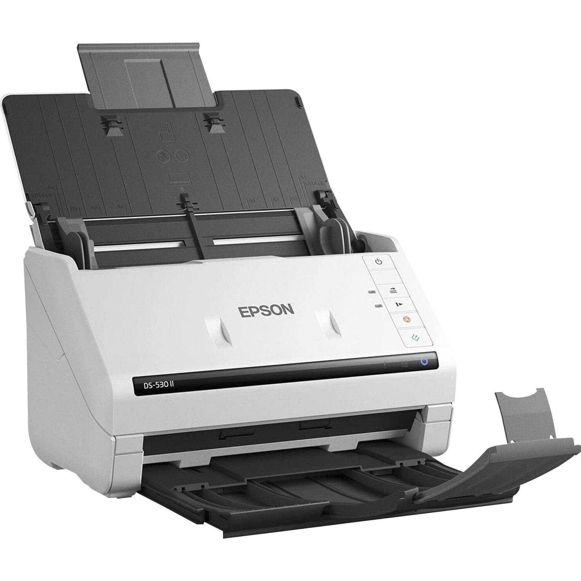 Epson B11B261202 DS-530 II Color Duplex Document Scanner, Large Format ...