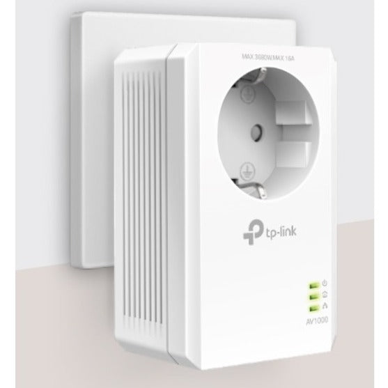 TP-Link AV1000 Gigabit Passthrough Powerline Network Adapter Kit, 1000 ...
