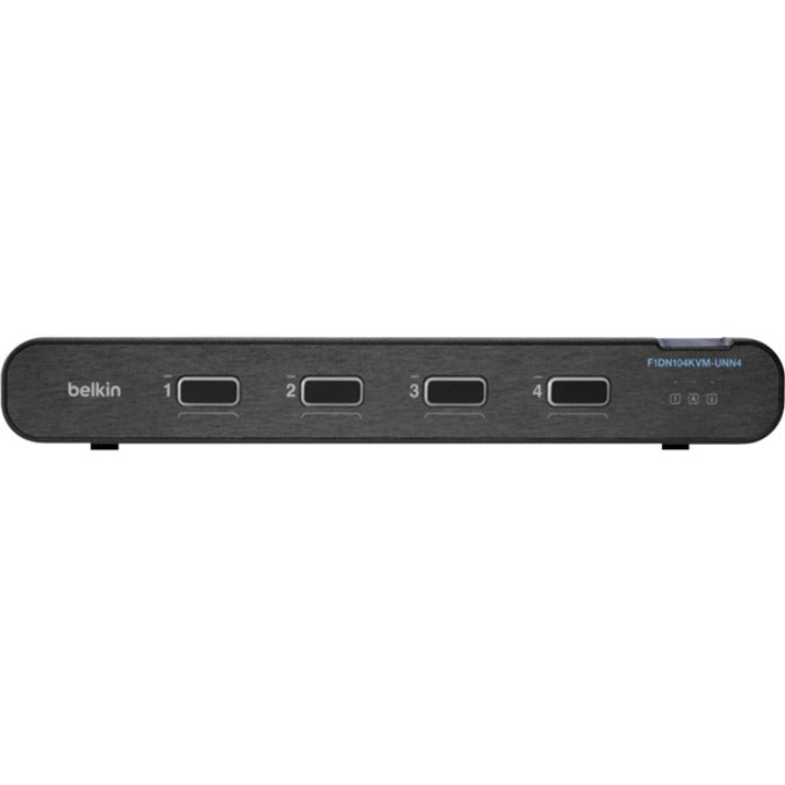 Belkin F1DN104KVM-UNN4 Universal 2nd Gen Secure KVM Switch, 4-Port Sin ...
