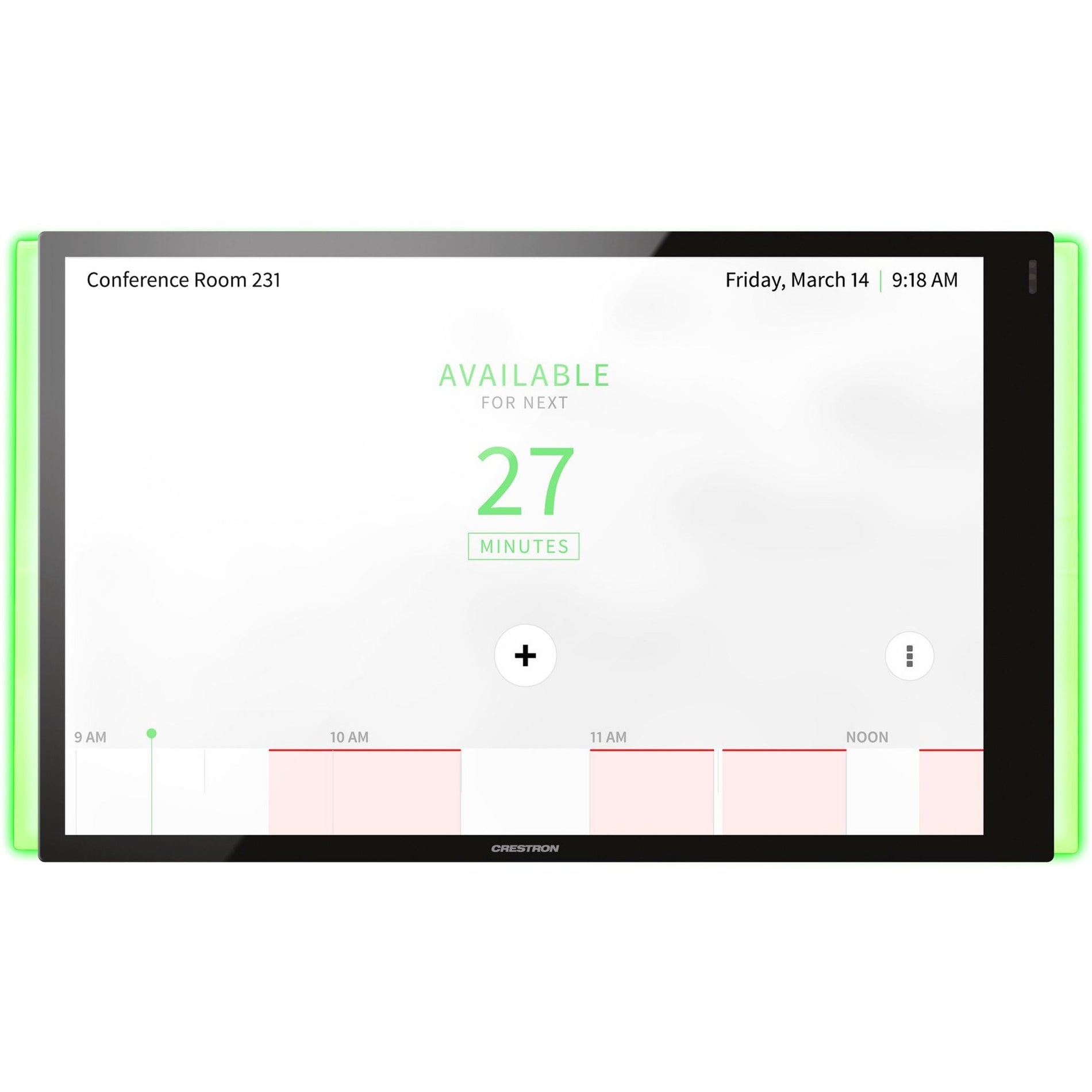 Crestron 6511515 TSS-1070-B-S-LB 10.1 in. Room Scheduling Touch Screen ...