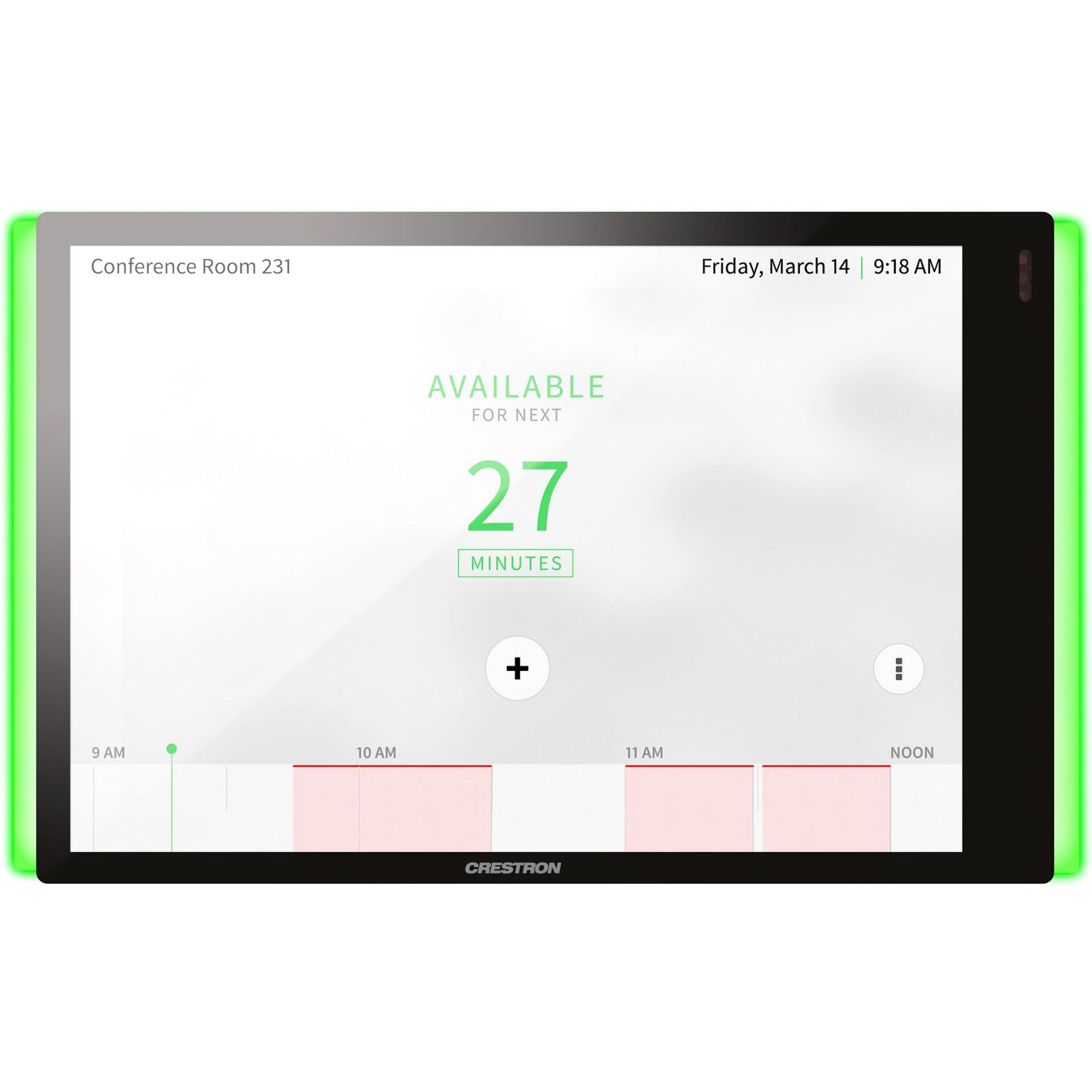 Crestron TSS-770-B-S-LB Room Scheduling Touch Screen, 7-inch Enterpris ...