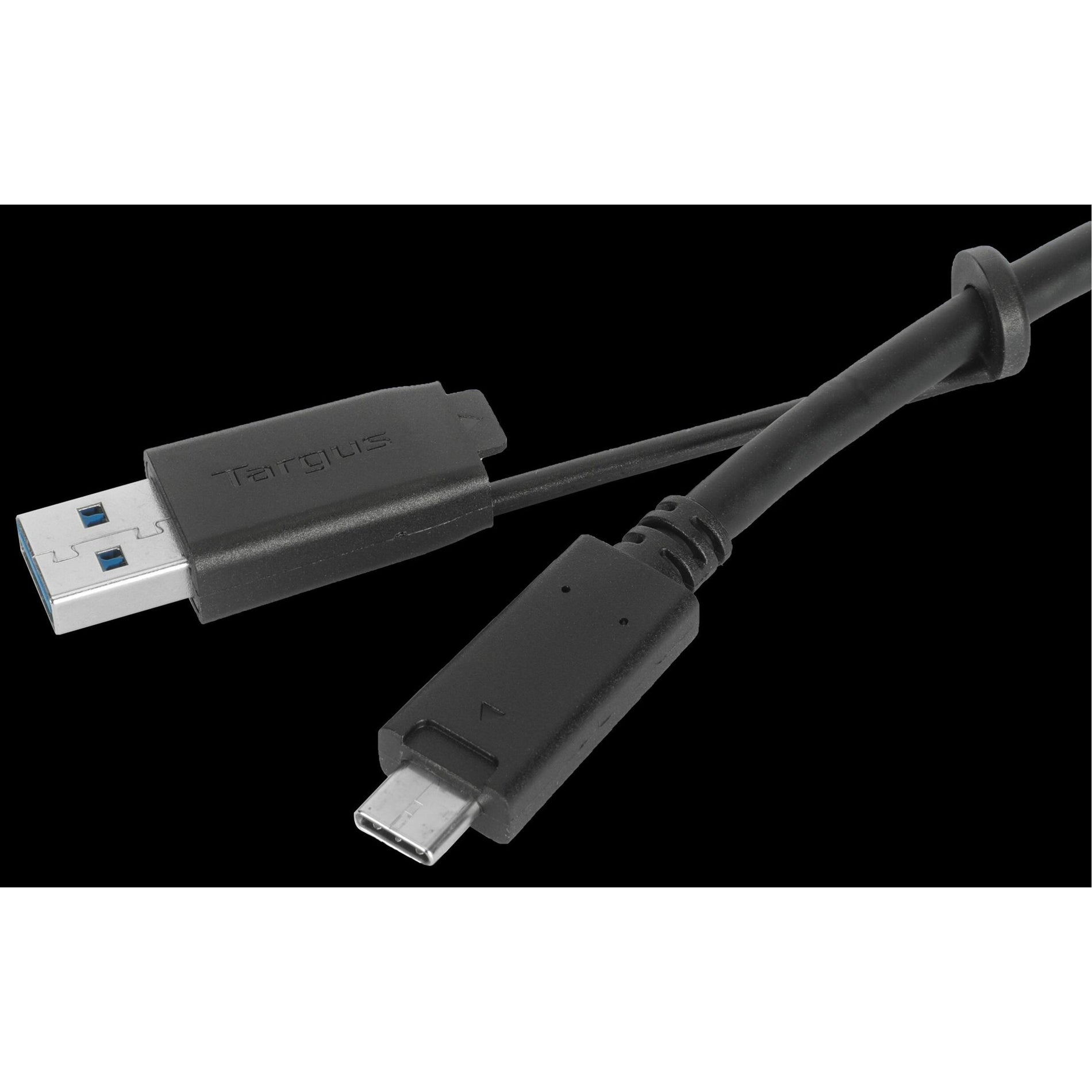 Targus ACC1133GLX 1M USB-C Male with Screw to USB-C Male Cable with US ...