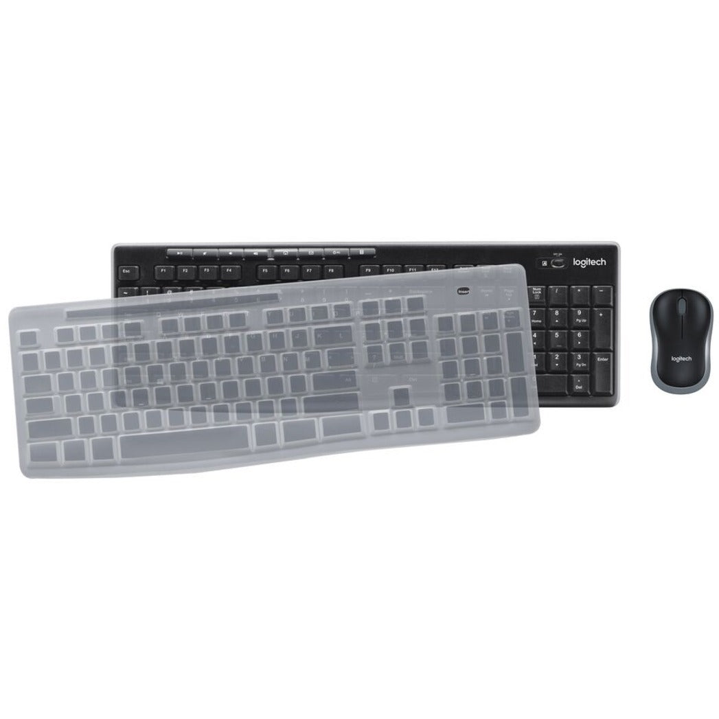 Logitech MK270 Wireless Keyboard and Mouse Combo, Full-size Spill Resi ...