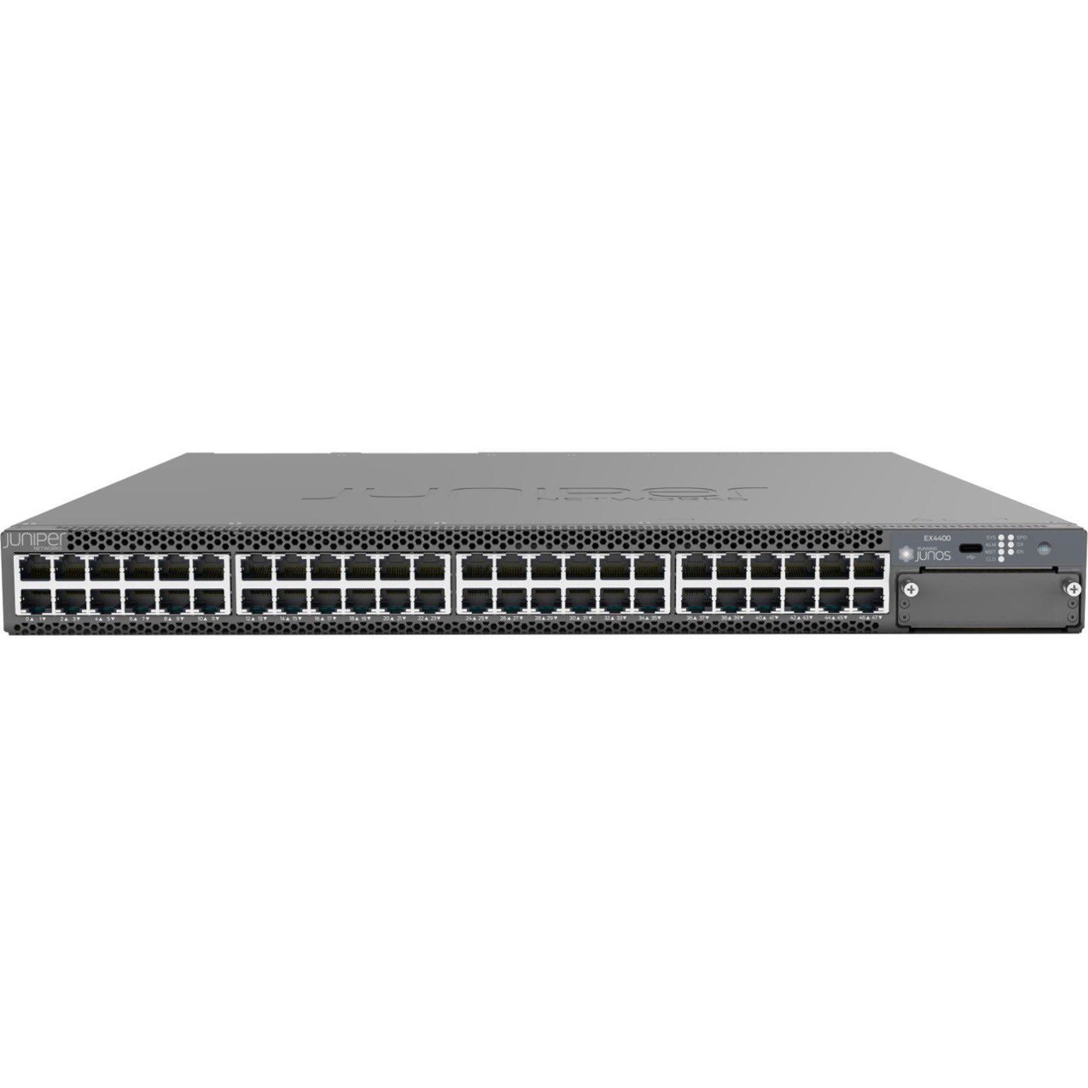 Juniper EX4400-48T Layer 3 Ethernet Switch, 48 Gigabit Ports, 4x25GbE ...