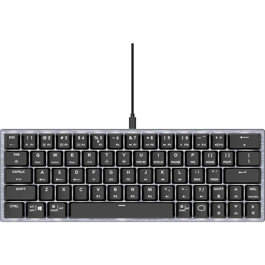 Cooler Master SK-620-GKTL1-US SK620 Keyboard, Mechanical, Ergonomic, R ...