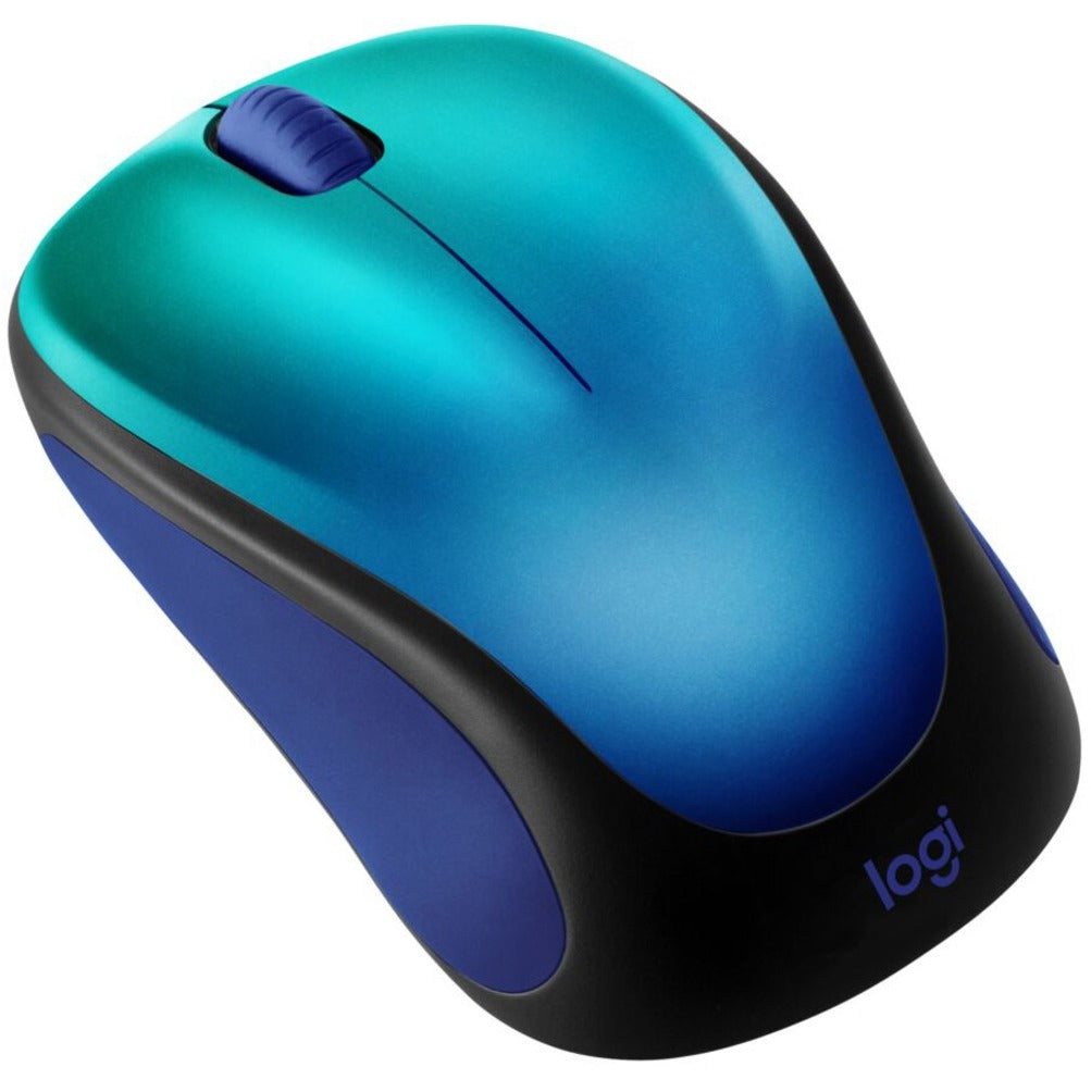 Logitech Design Collection Wireless Mouse, Blue Aurora, 1000 DPI Optic ...