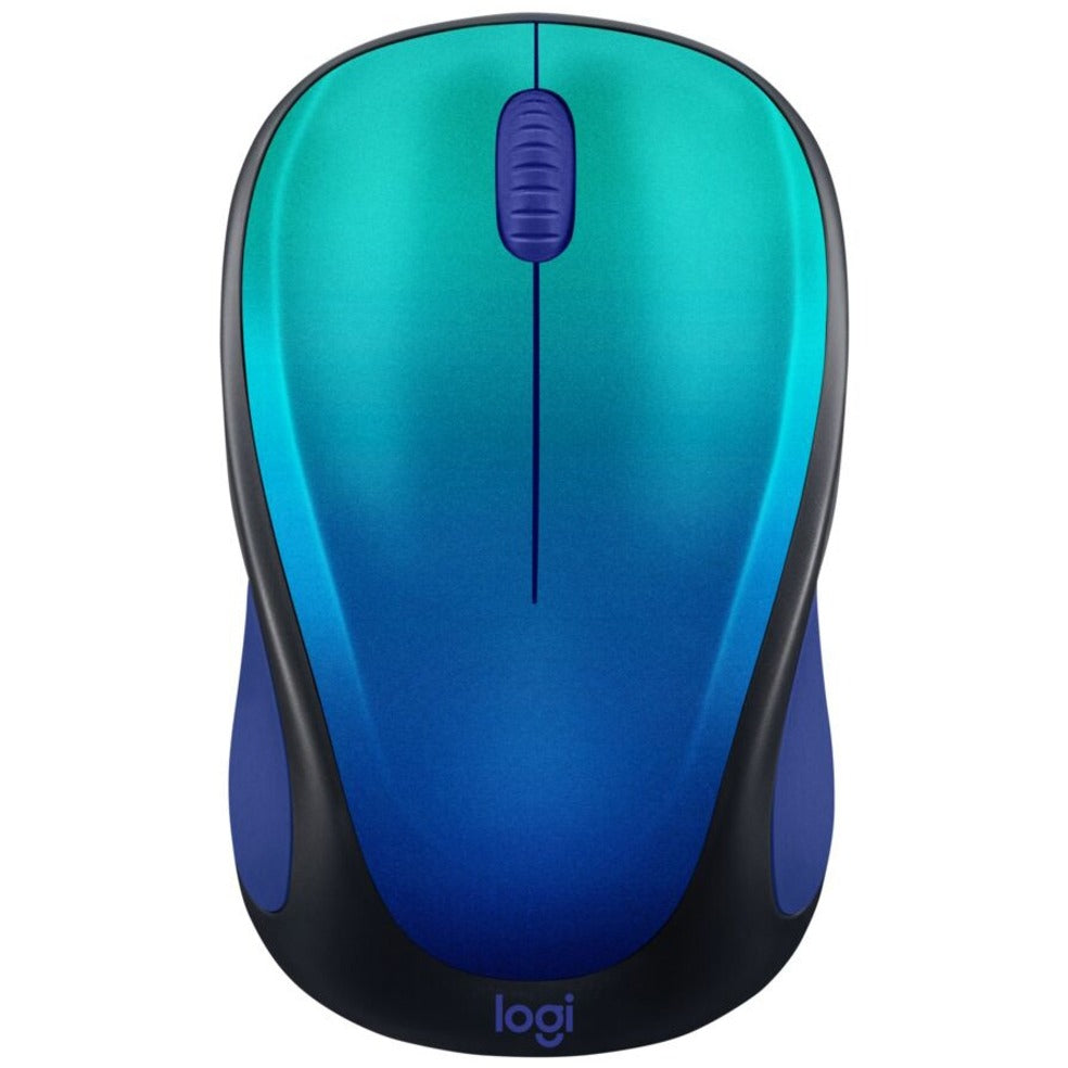 Logitech Design Collection Wireless Mouse, Blue Aurora, 1000 DPI Optic ...