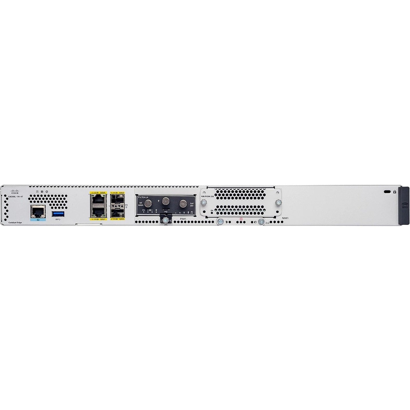 Cisco C8200L-1N-4T Catalyst Router, 4 WAN Ports, Gigabit Ethernet, VoI ...