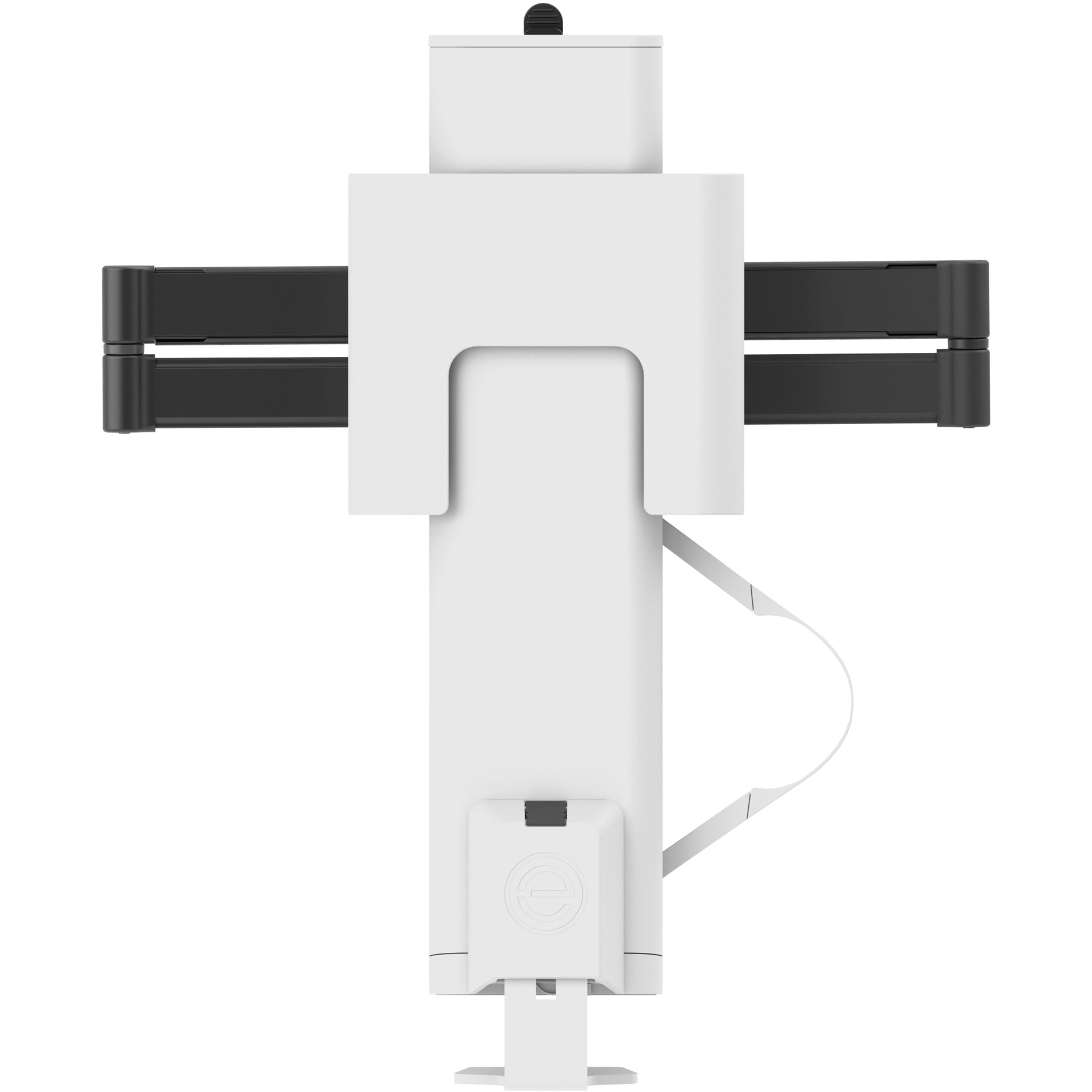 Ergotron 45-630-216 TRACE Monitor Mount (white), 360° Rotation, Extend ...
