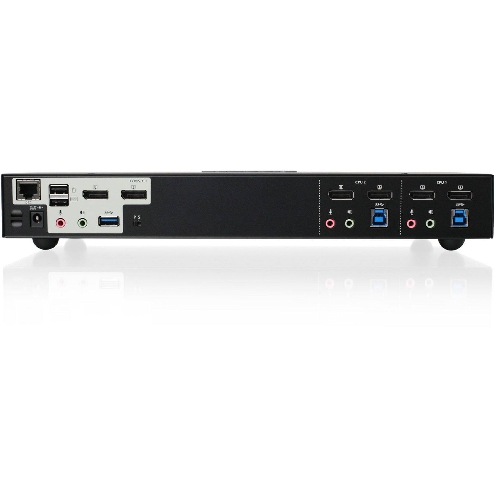 IOGEAR GCS1942NC 2-Port 4K Dual View DisplayPort KVMP Switch with USB ...