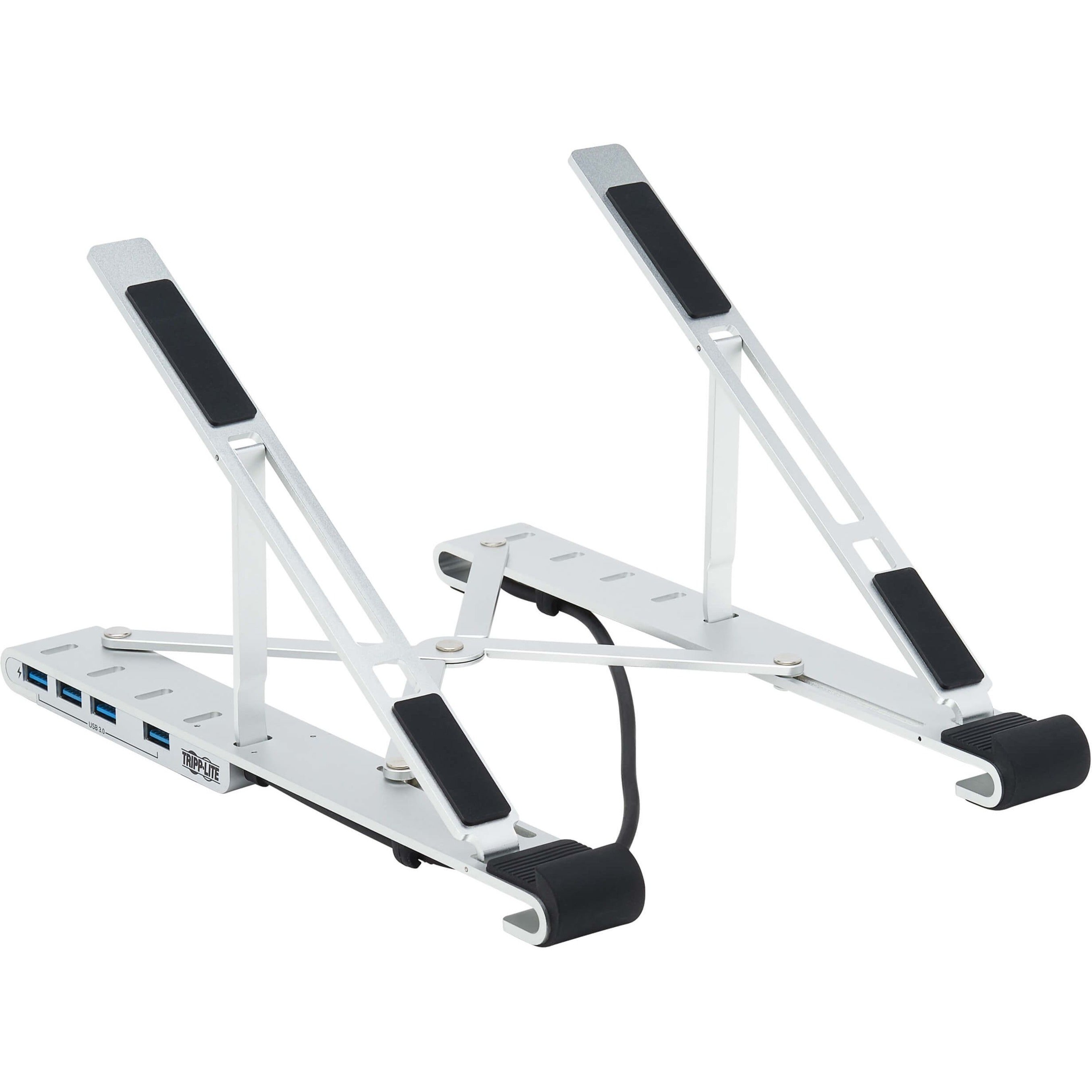 Tripp Lite U460-ST4-4A-C 4-Port USB-C Hub with Laptop Stand, Ergonomic ...