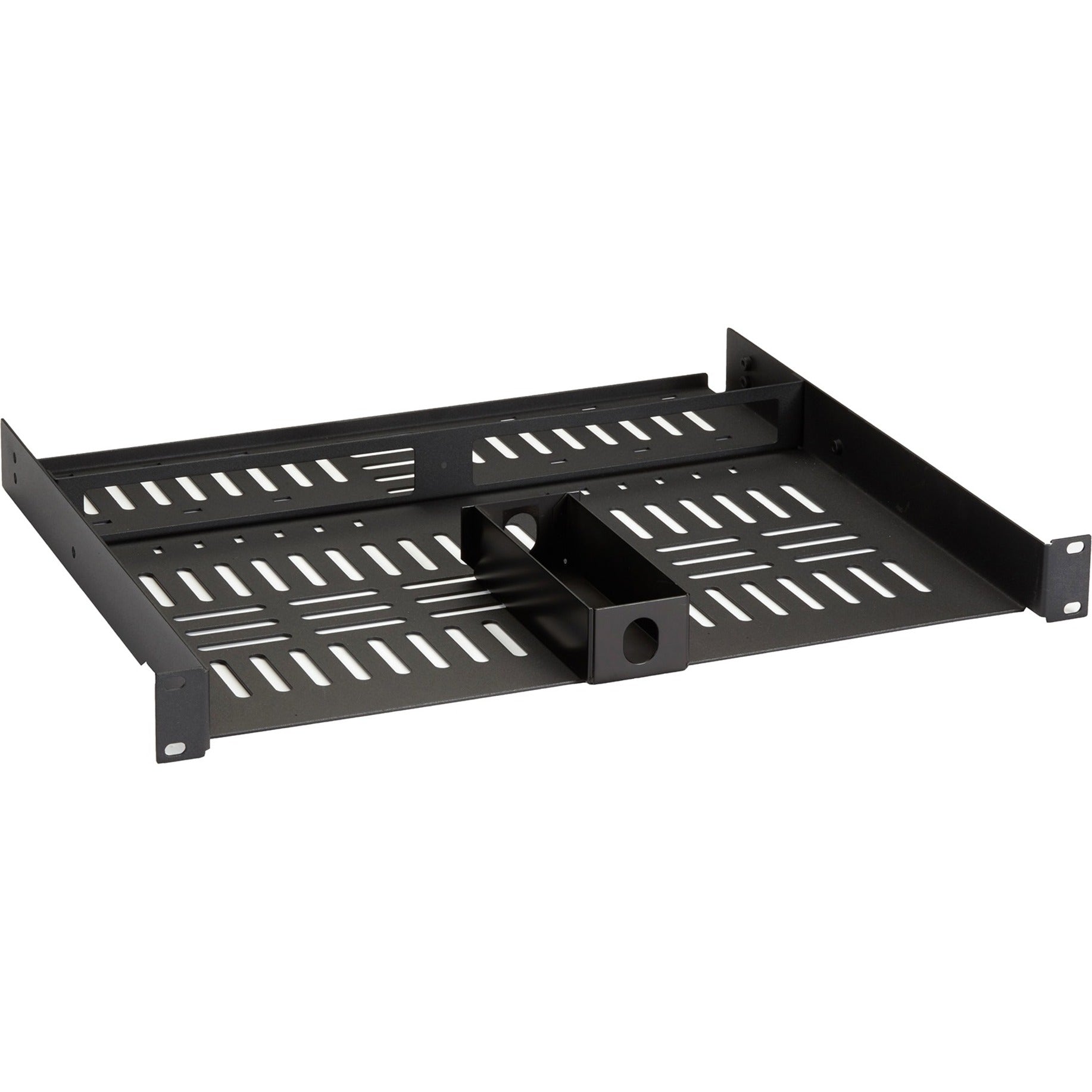 Black Box KVXHP Series 1U Rack Mount Tray, Cable Management, Power Mod ...