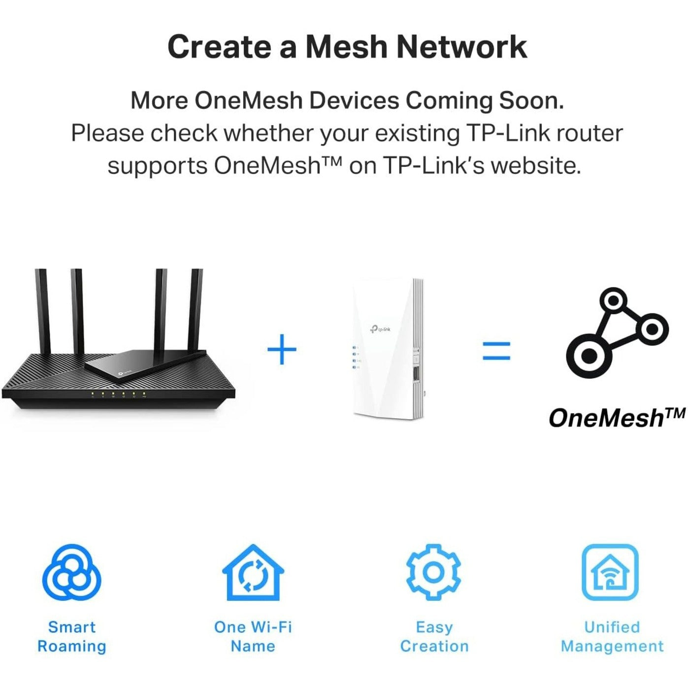 TP-Link RE600X Wireless Range Extender, WiFi 6 Extender - Internet Boo ...