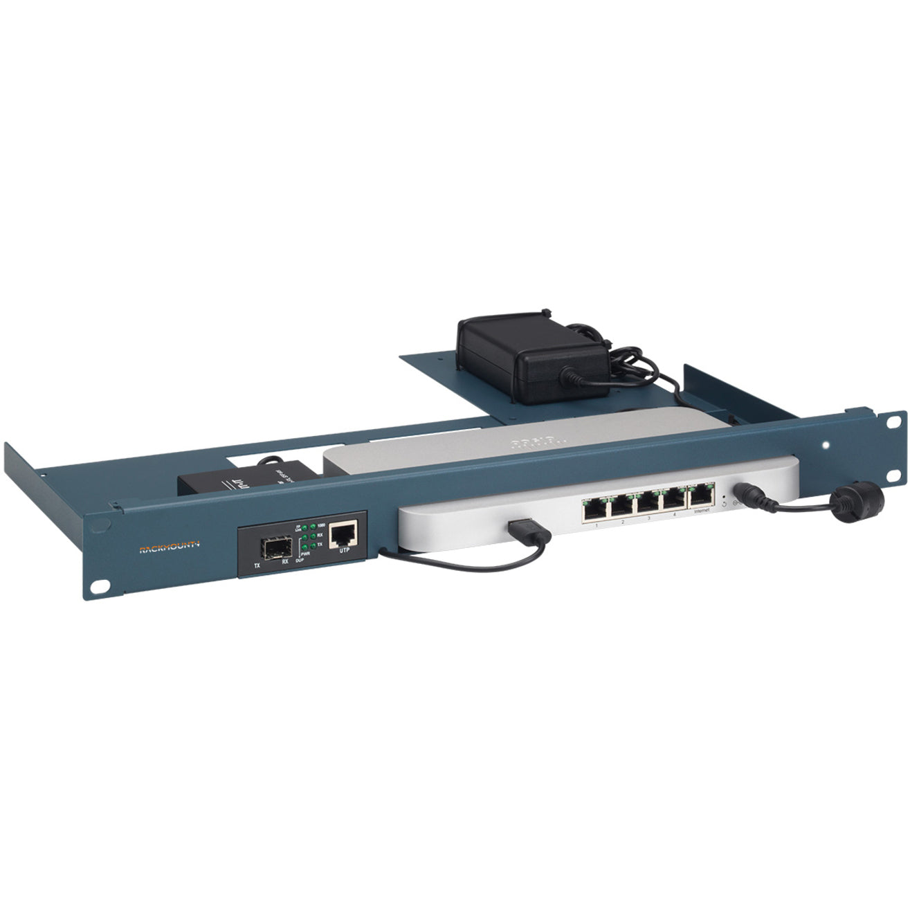 RACKMOUNT.IT Cisrack Networking Firewall Rack Shelf, 1U Rack-mountable ...