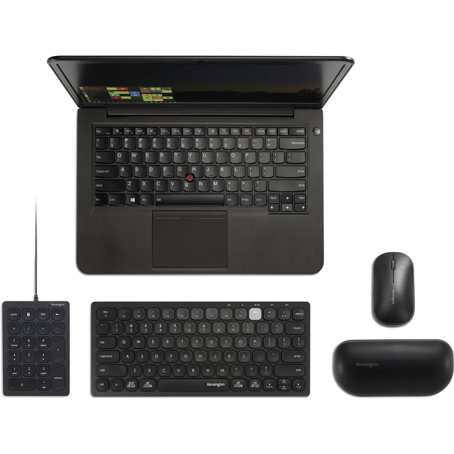 Kensington K79820WW 21-Key Wired Numeric Keypad, Slim Scissor Keys, Qu ...