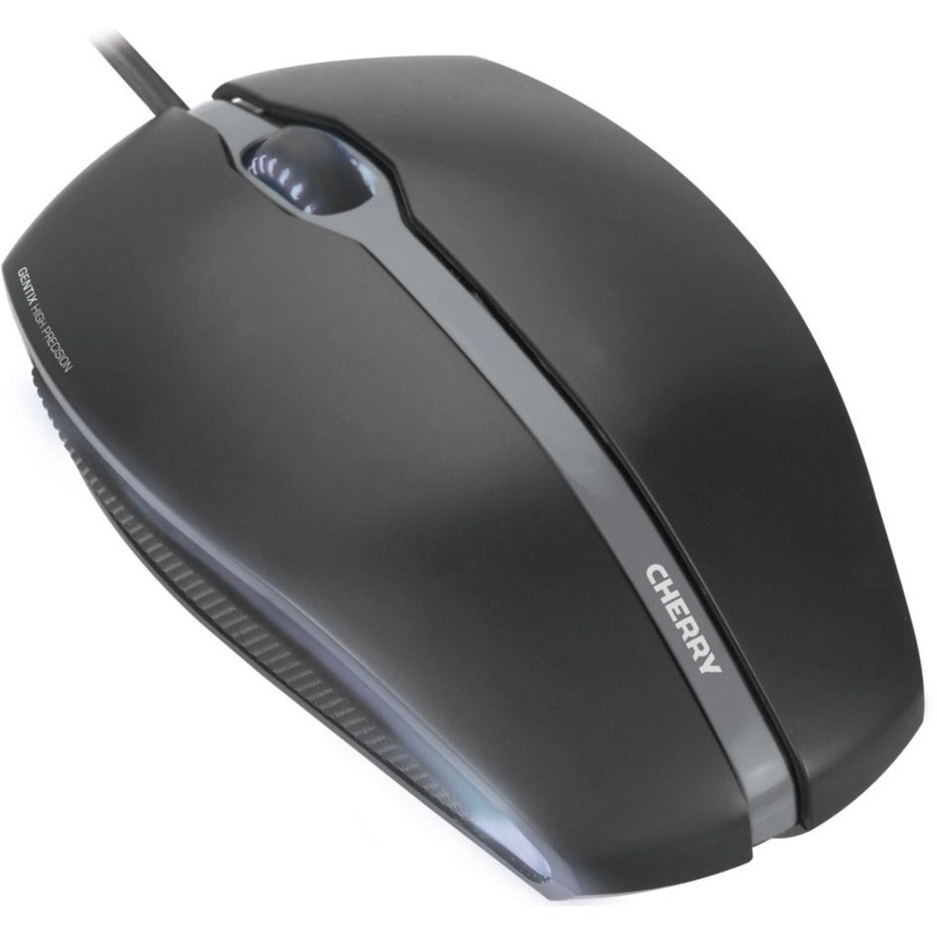 CHERRY JM-0300 GENTIX Corded Optical Illuminated Mouse, Ergonomic Fit ...