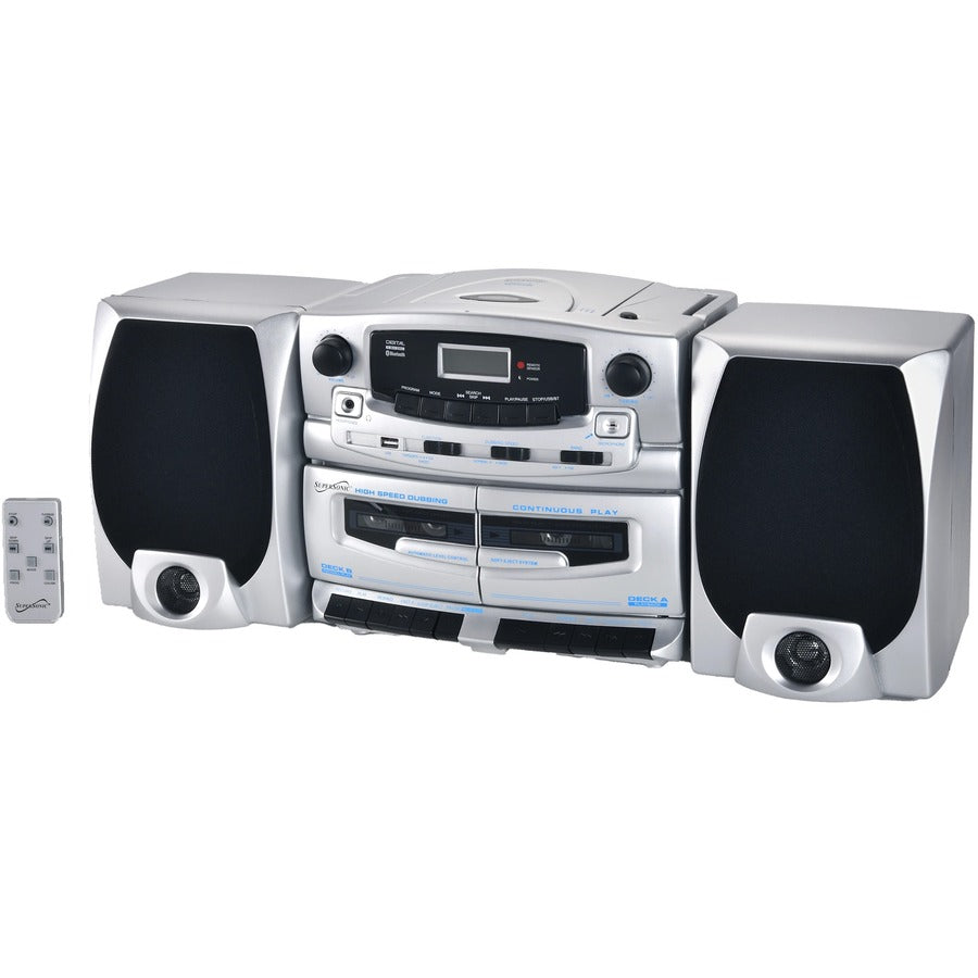 Supersonic SC-2121BT Micro Hi-Fi System, Bluetooth Audio System with C ...