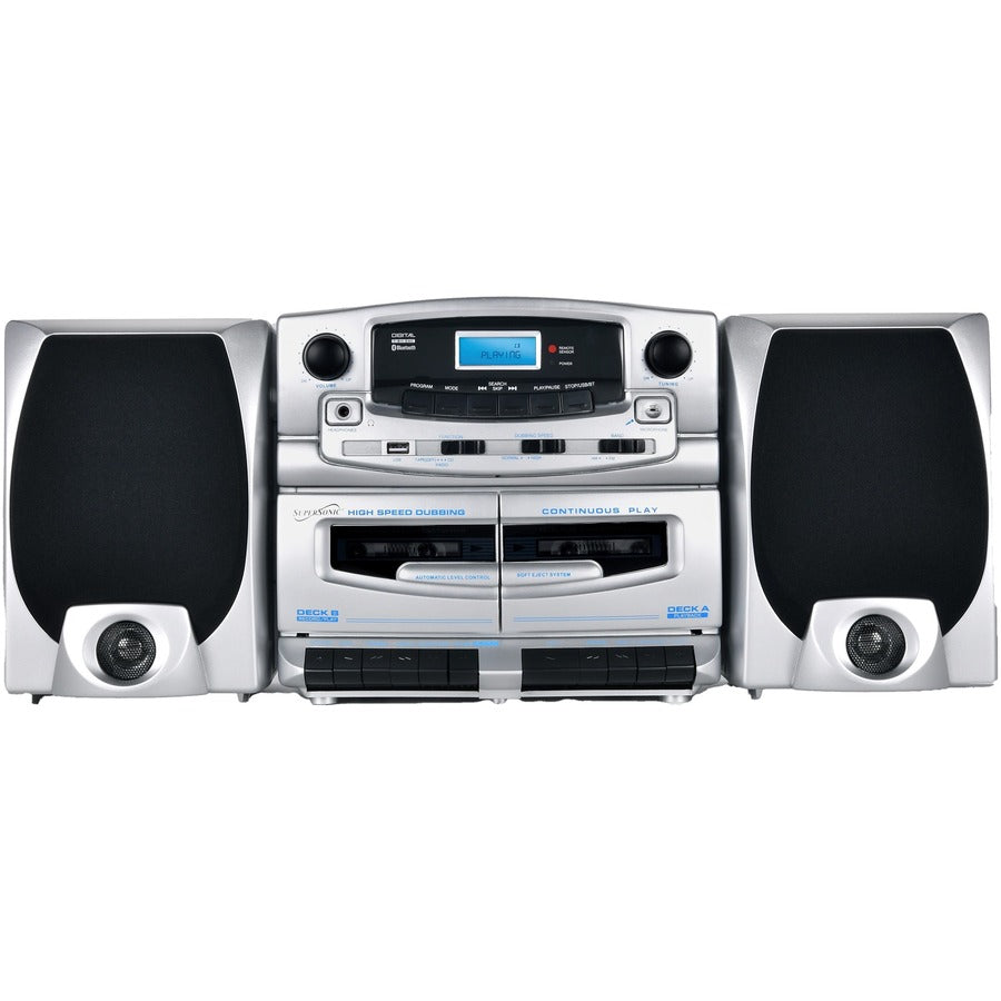 Supersonic SC-2121BT Micro Hi-Fi System, Bluetooth Audio System, Integ ...
