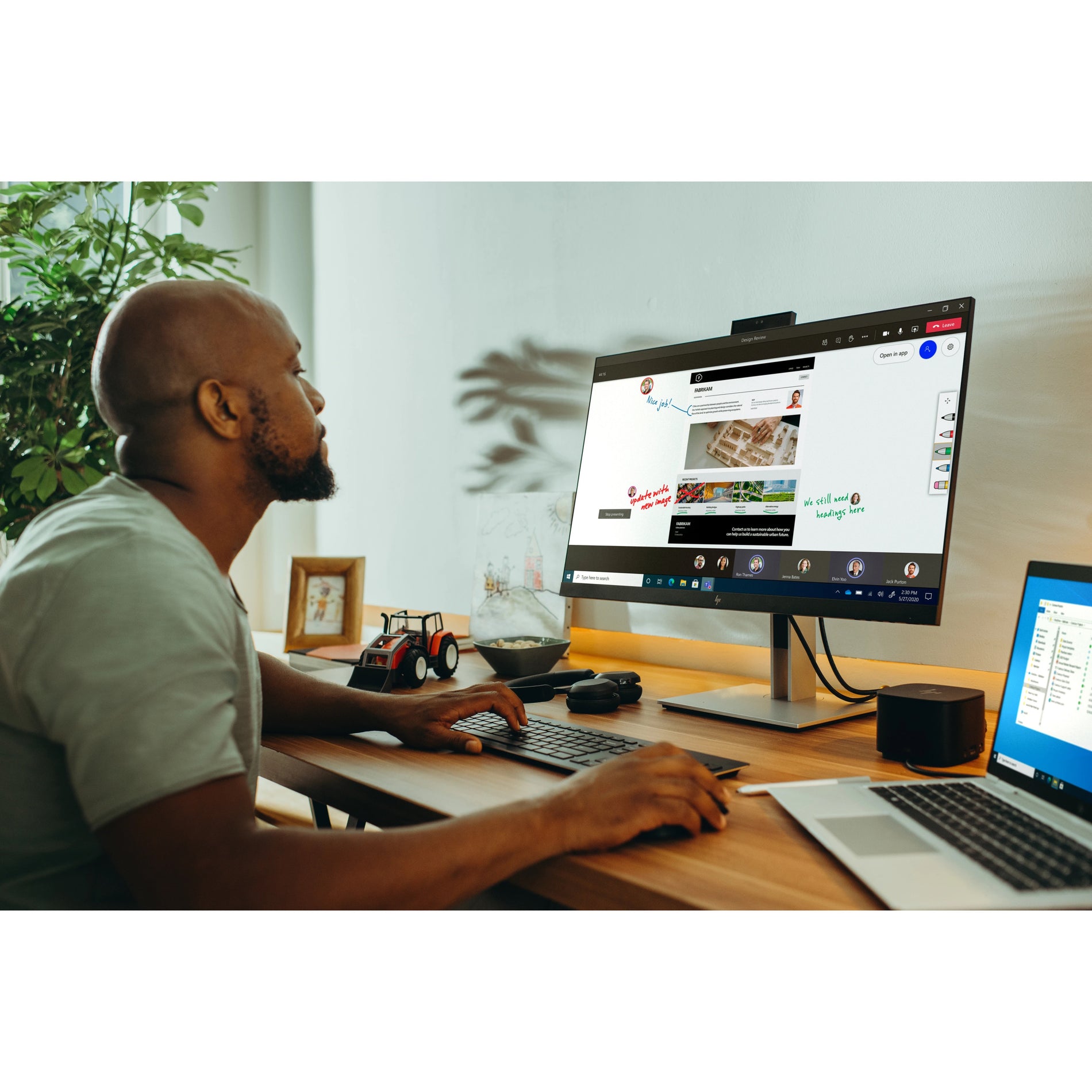 HP EliteDesk 800 G6 Desktop Mini PC, Intel i5-10500T, 8GB RAM, 256GB S ...