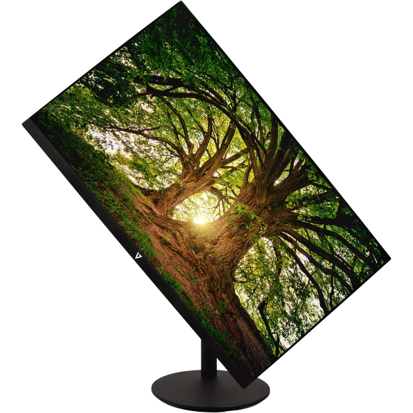 V7 L238IPS-HAS-N 23.8" Full HD LCD Monitor - Black, Height Adjustable ...