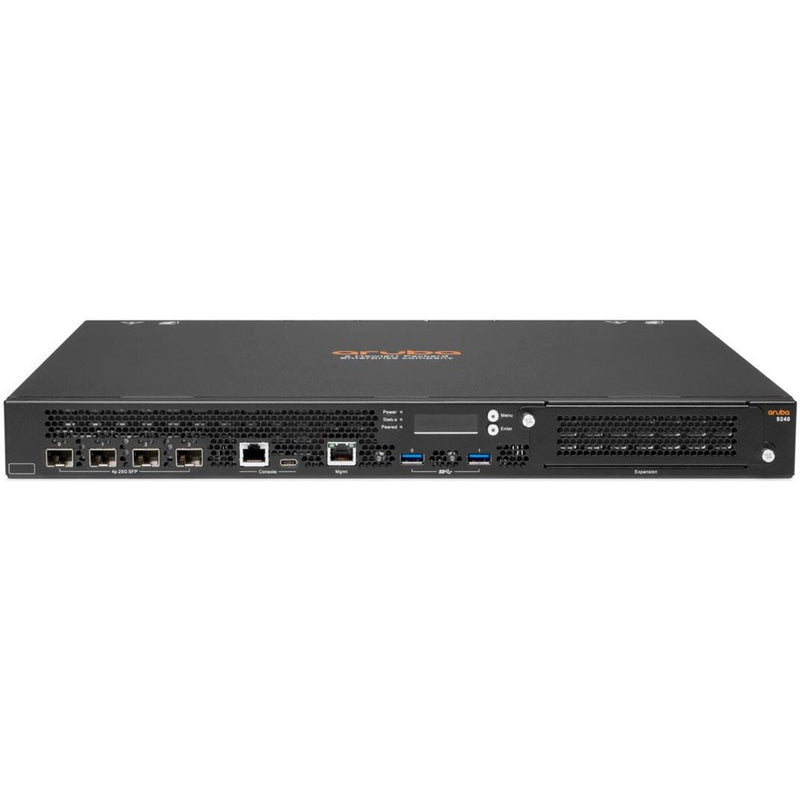 Aruba 9240 Router with Management Port, USB 3.0, 5 Expansion Slots, Ra ...