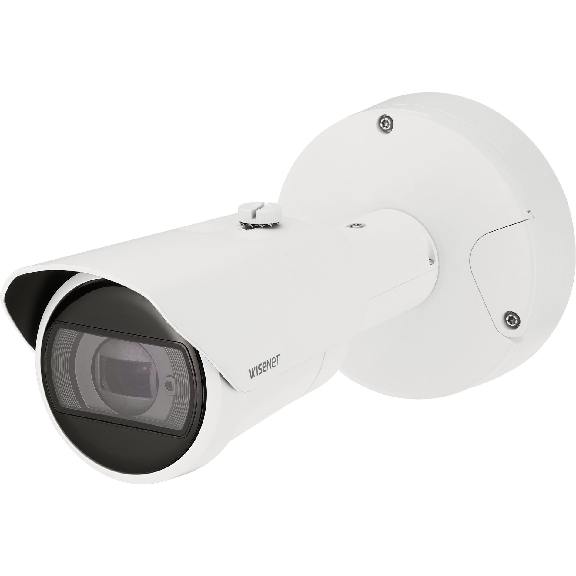 Wisenet XNO-C8083R 6MP AI IR Bullet Camera, Color, Varifocal Lens, H.2 ...