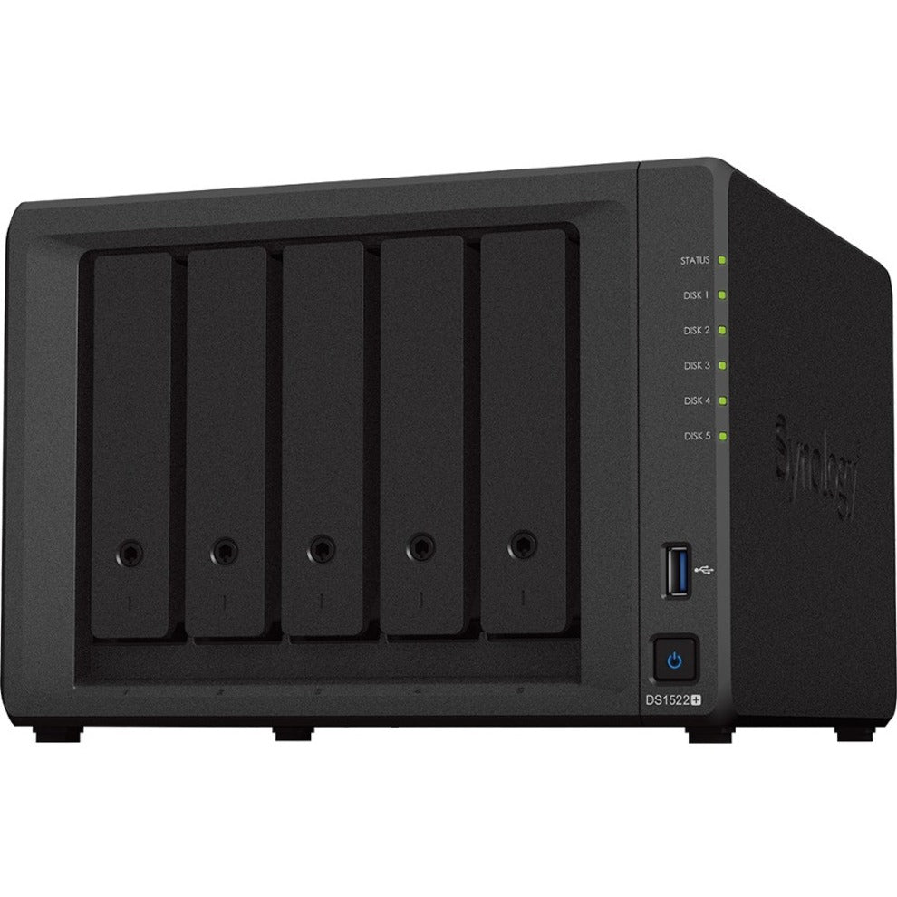 Synology DS1522++ DiskStation SAN/NAS Storage System, 8GB DDR4, 5-Bay ...