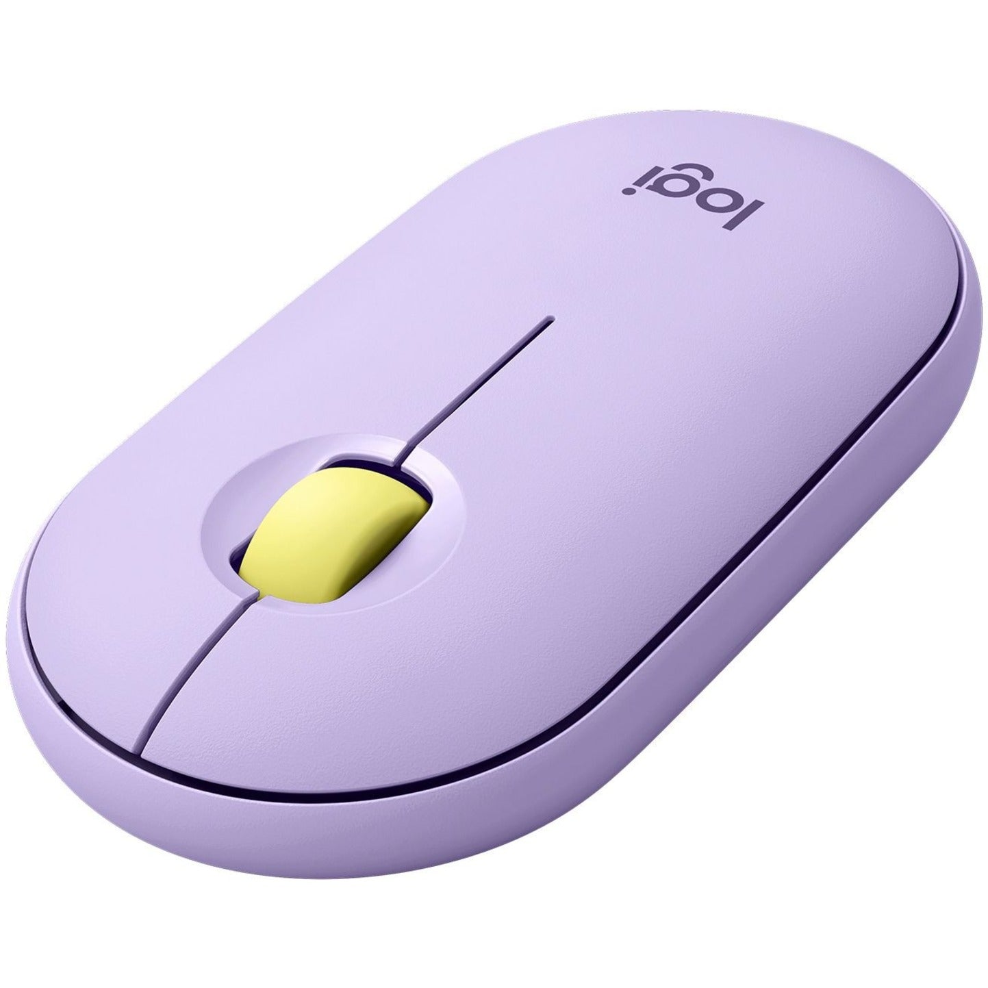 Logitech 910-006659 Pebble M350 Wireless Mouse, Lavender Lemonade, 100 ...