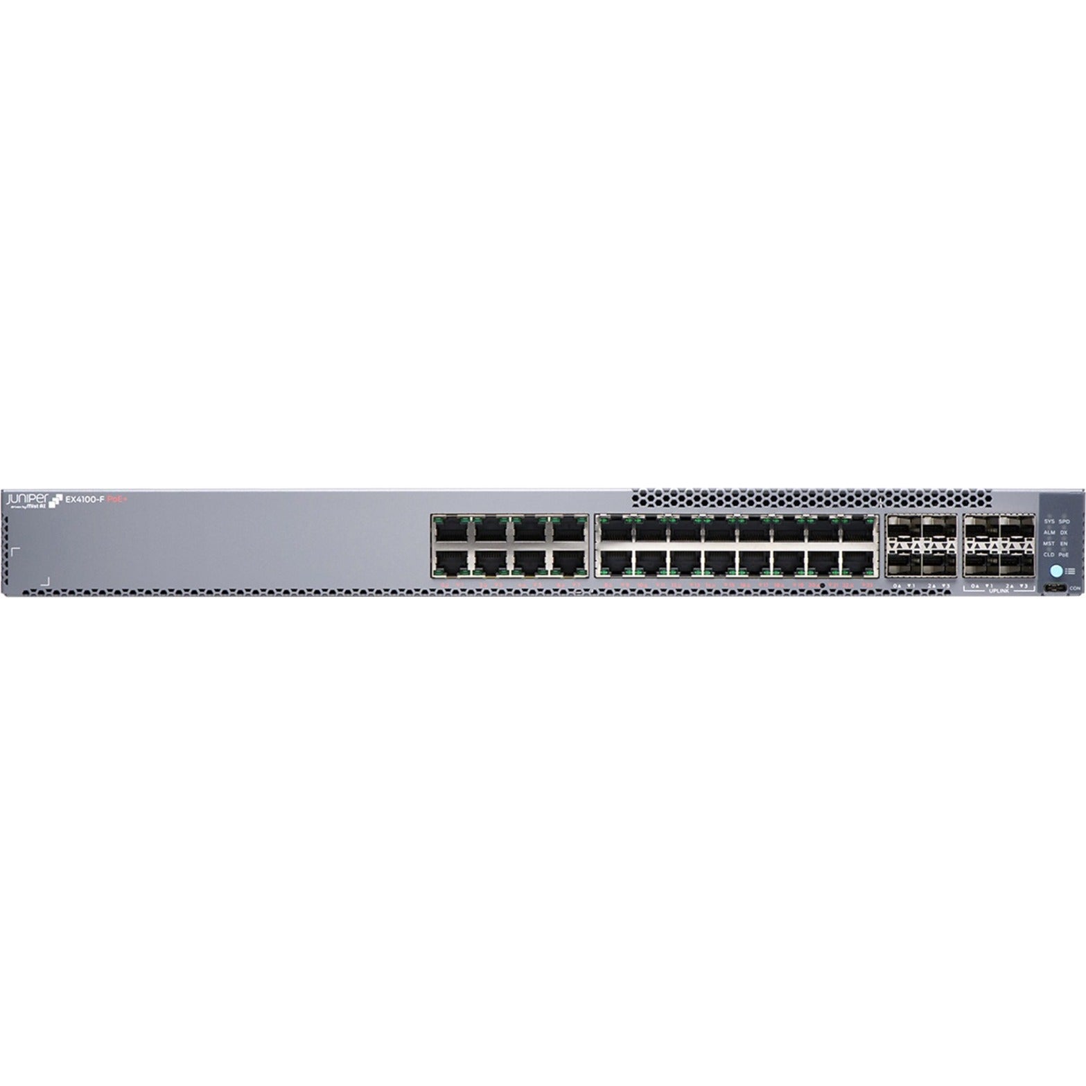 Juniper EX4100-F-24P Ethernet Switch, Gigabit Ethernet, 10 Gigabit Eth ...