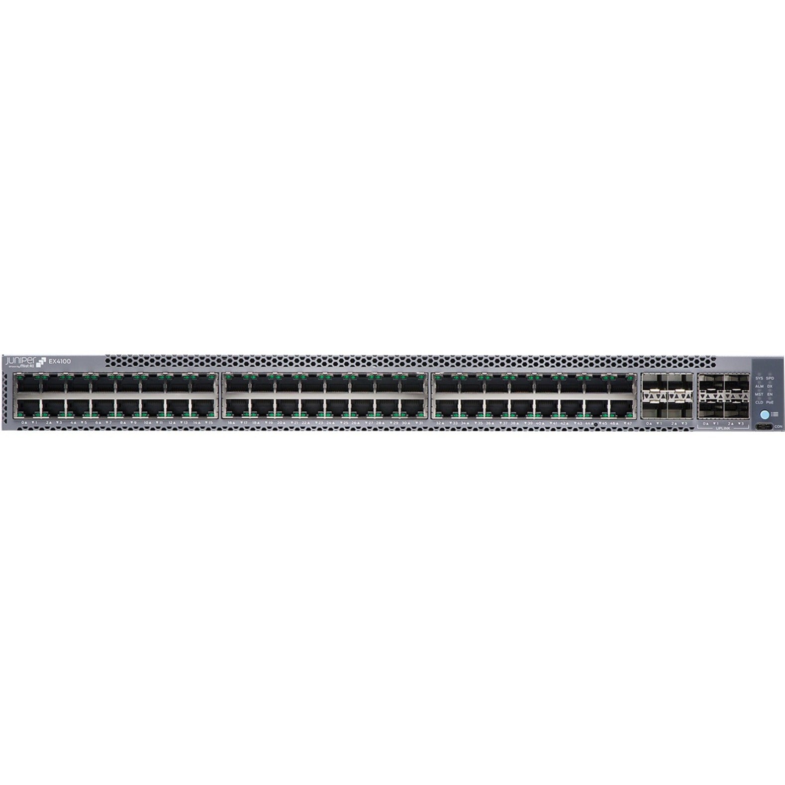 Juniper EX4100 48-Port Gigabit Ethernet Switch, 10/100/1000Base-T, 4x ...