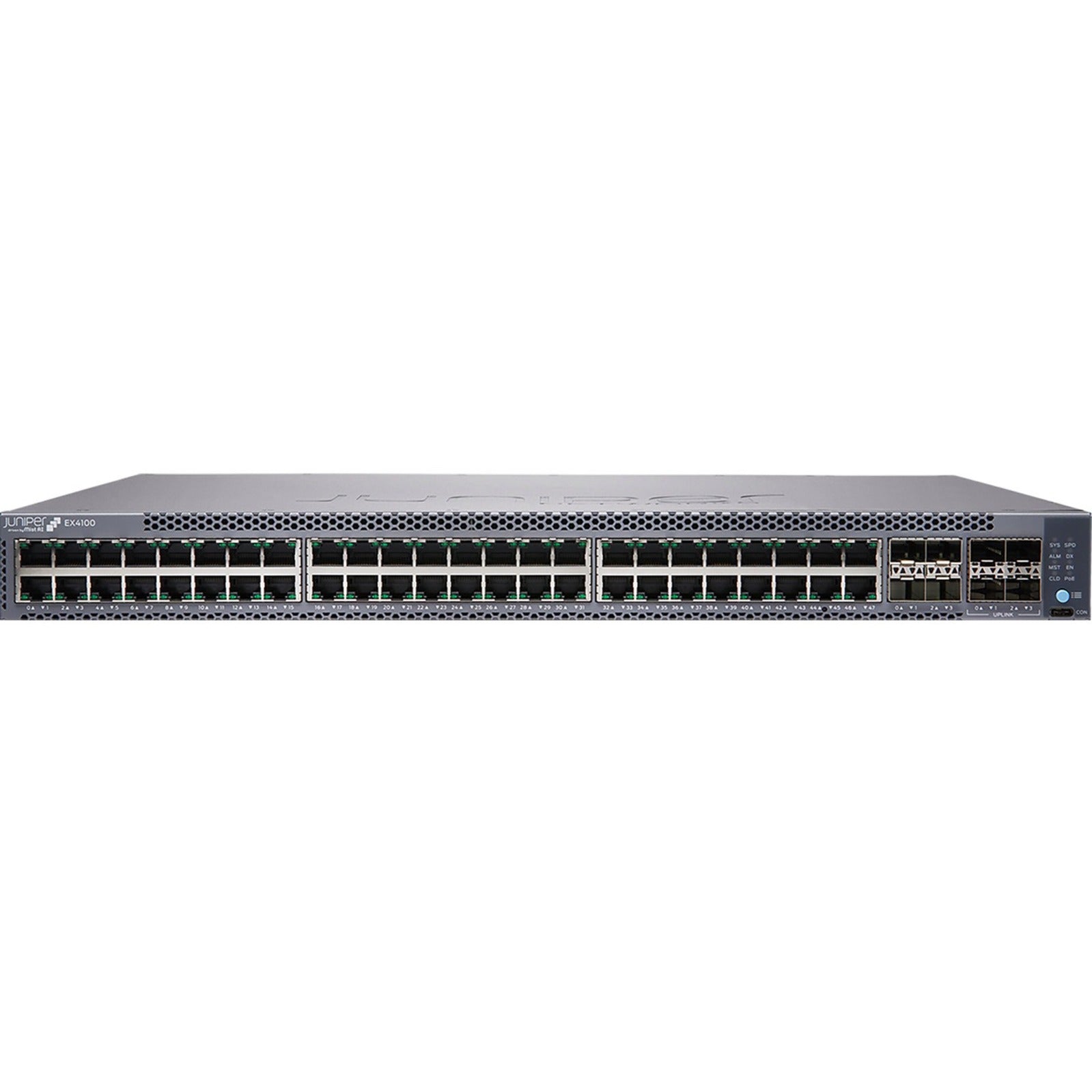 Juniper EX4100-48T-AFI Ethernet Switch, Gigabit Ethernet, 48 Ports, 10 ...