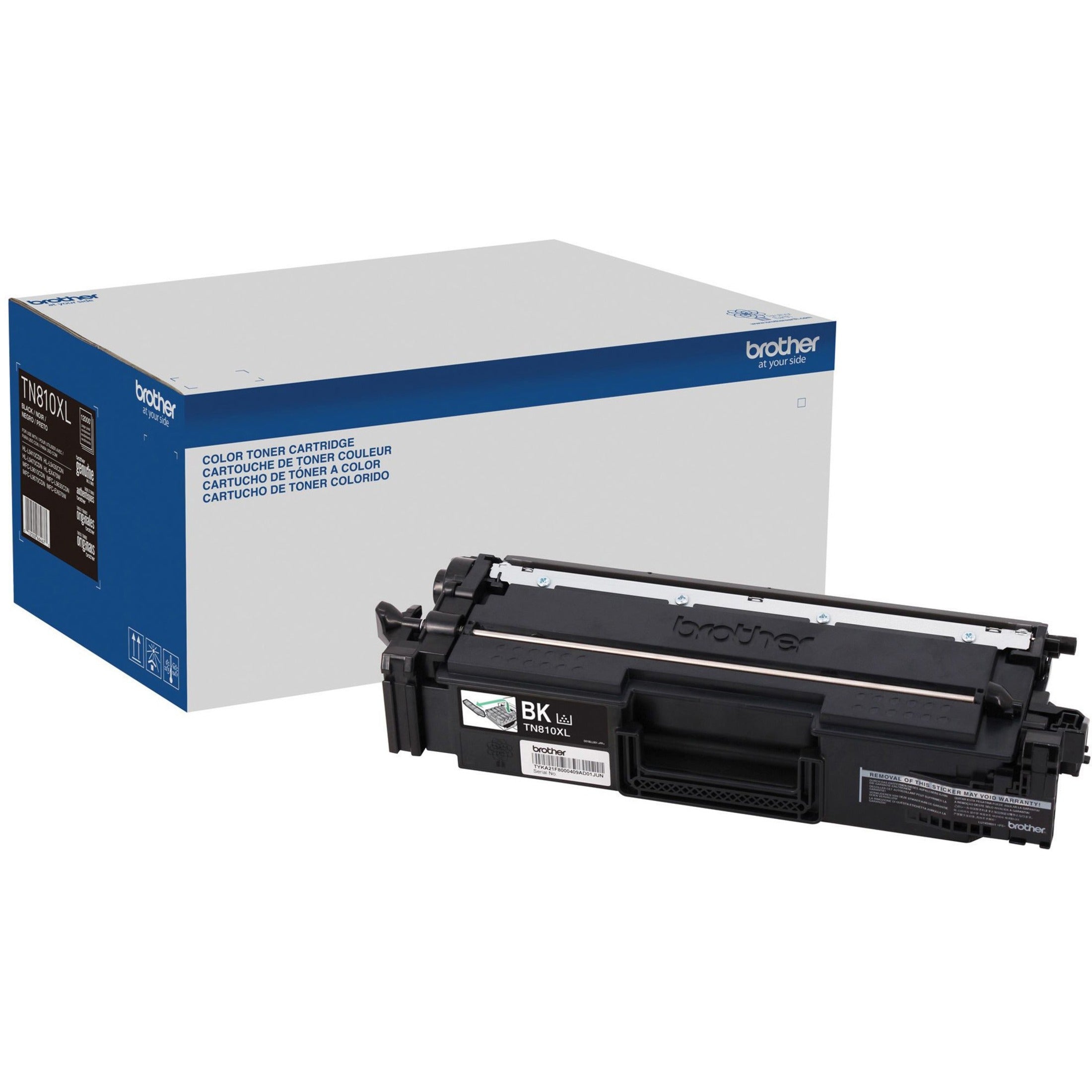 Brother TN810XLBK High-Yield Black Toner Cartridge, Compatible with HL ...