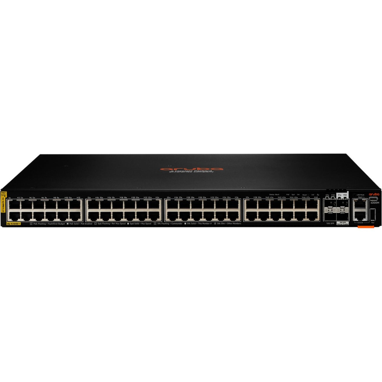 Aruba R8Q70A 6200M 48G Class4 PoE 4SFP+ Switch, Business Enterprise Da ...