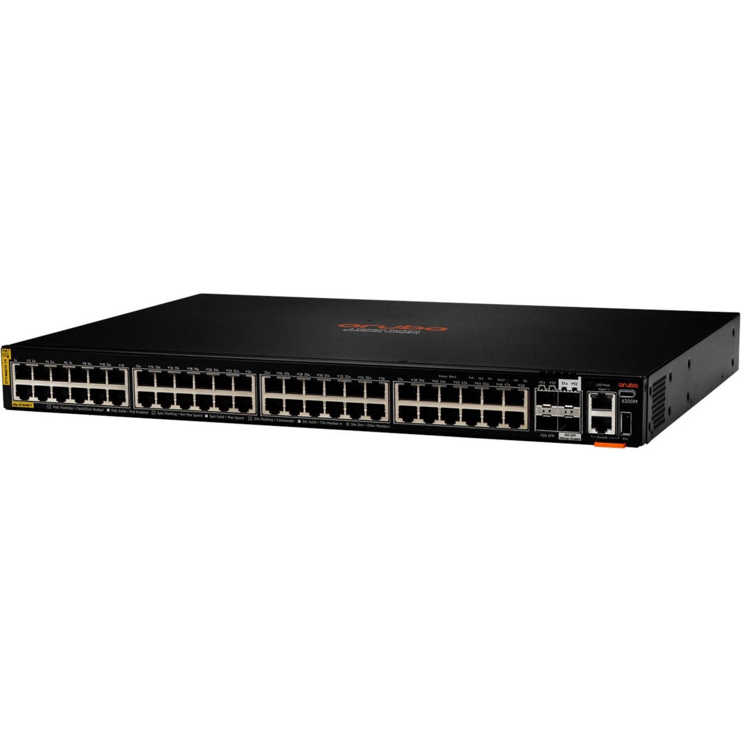 Aruba R8Q70A 6200M 48G Class4 PoE 4SFP+ Switch, Business Enterprise Da ...