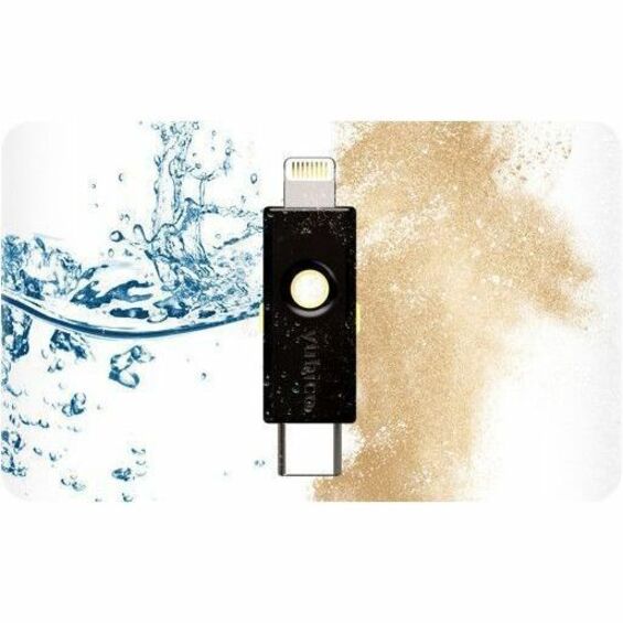 Yubico 8880001067 YubiKey 5Ci Security Token, Durable Water Resistant ...